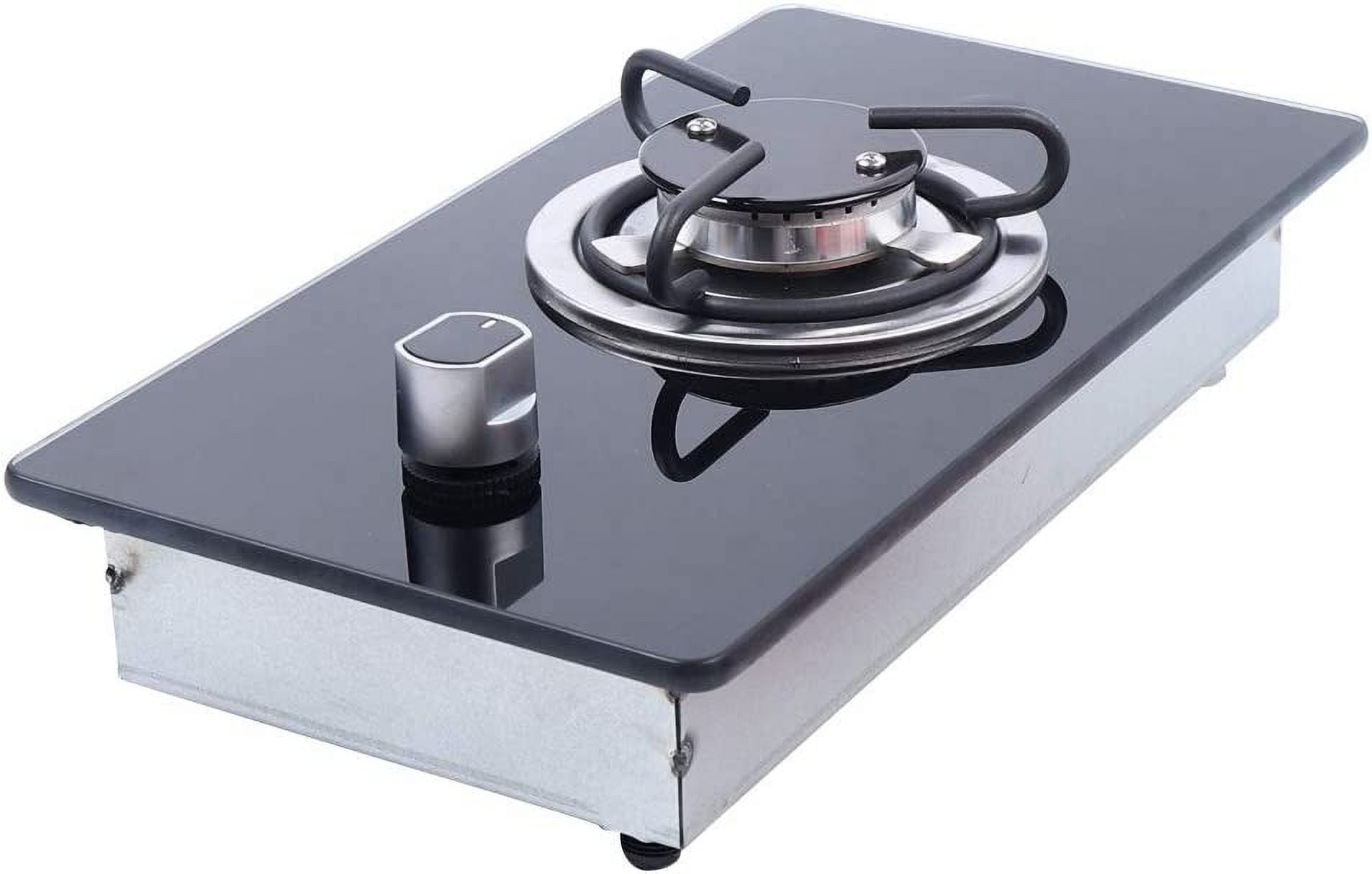 Single Burner Gas Cooktop RV Cook-top Stove Portable Tempered Glass 1 ...