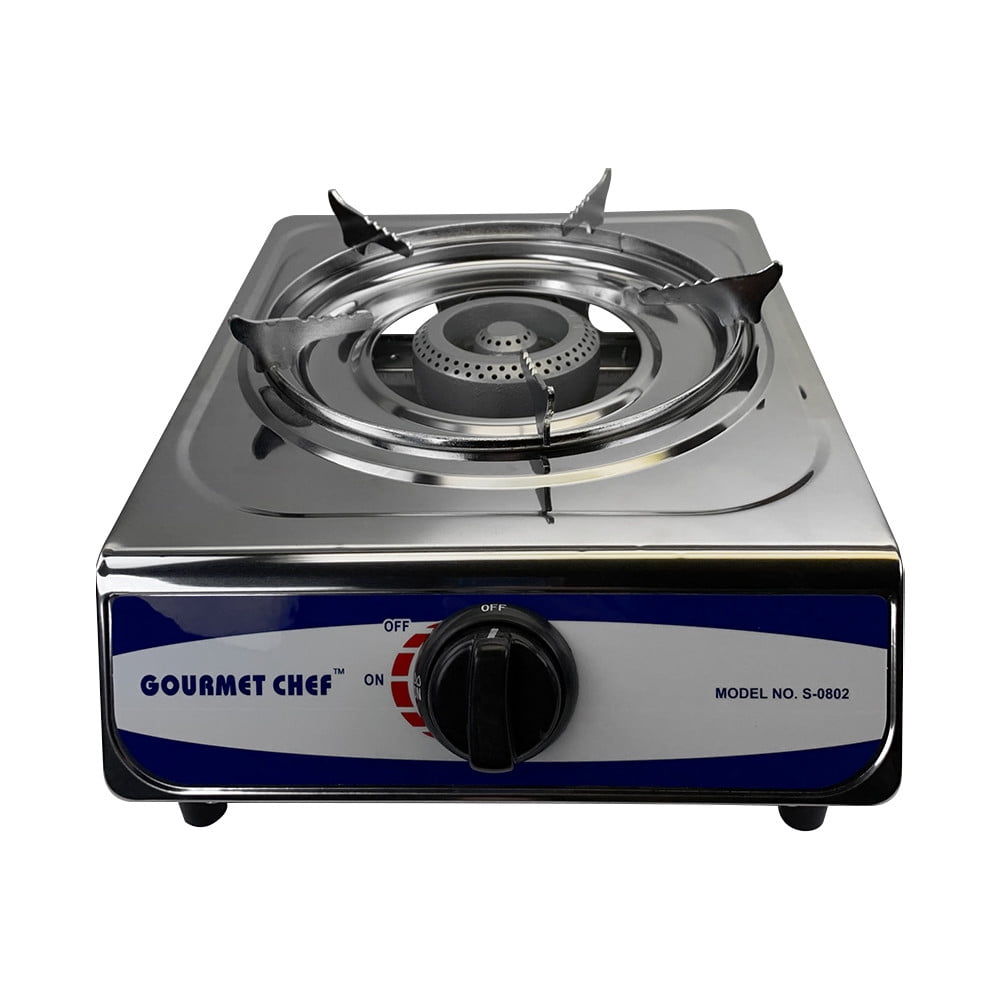 Single Burner Propane Stove 10,000 BTU, Stainless Steel Portable Stoves ...