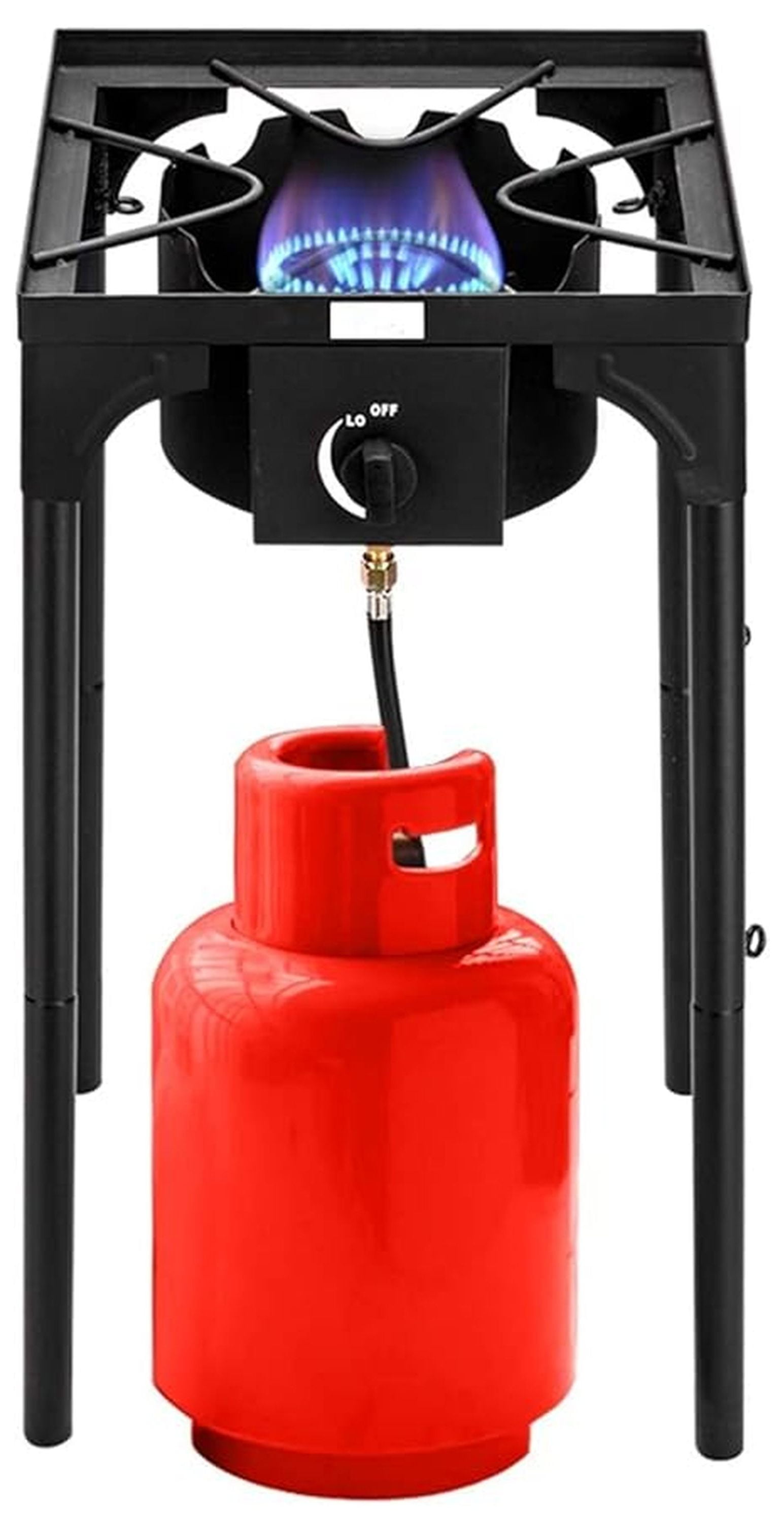 Single Burner Propane Stove - Outdoor Gas Burners for Cooking Outdoor, Cooking, with Detachable ...