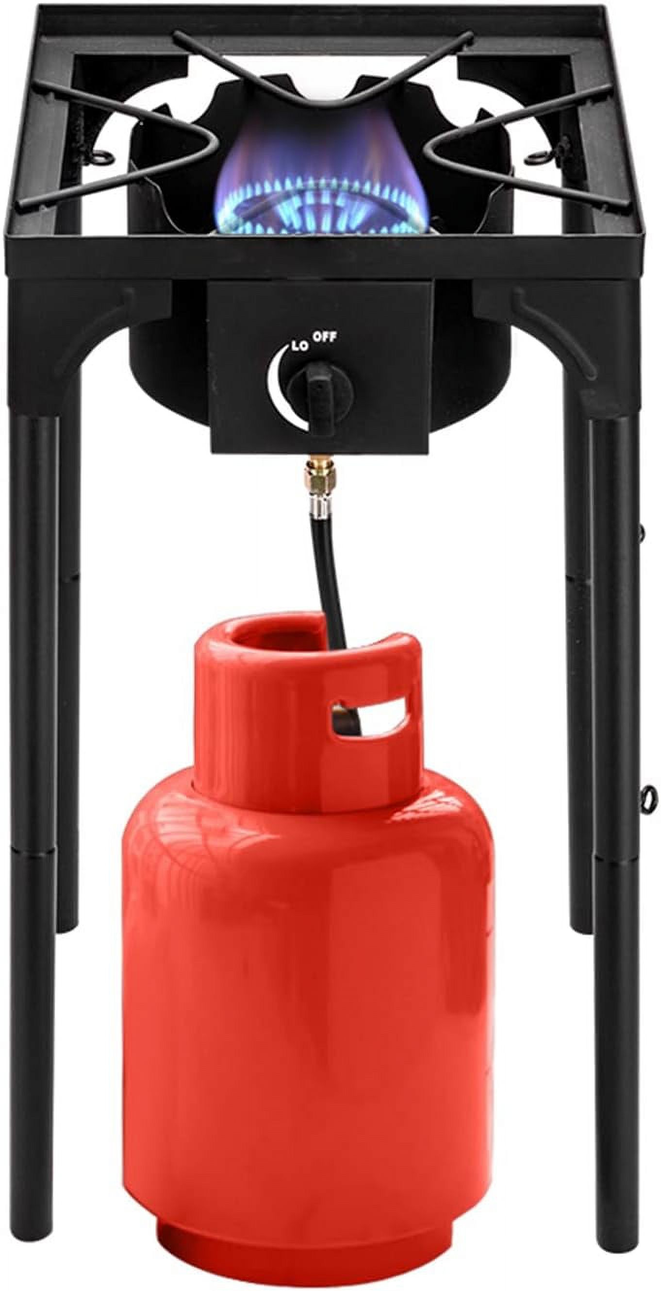 Single Burner Stove Heavy Duty Outdoor Camping Propane Cooker w ...