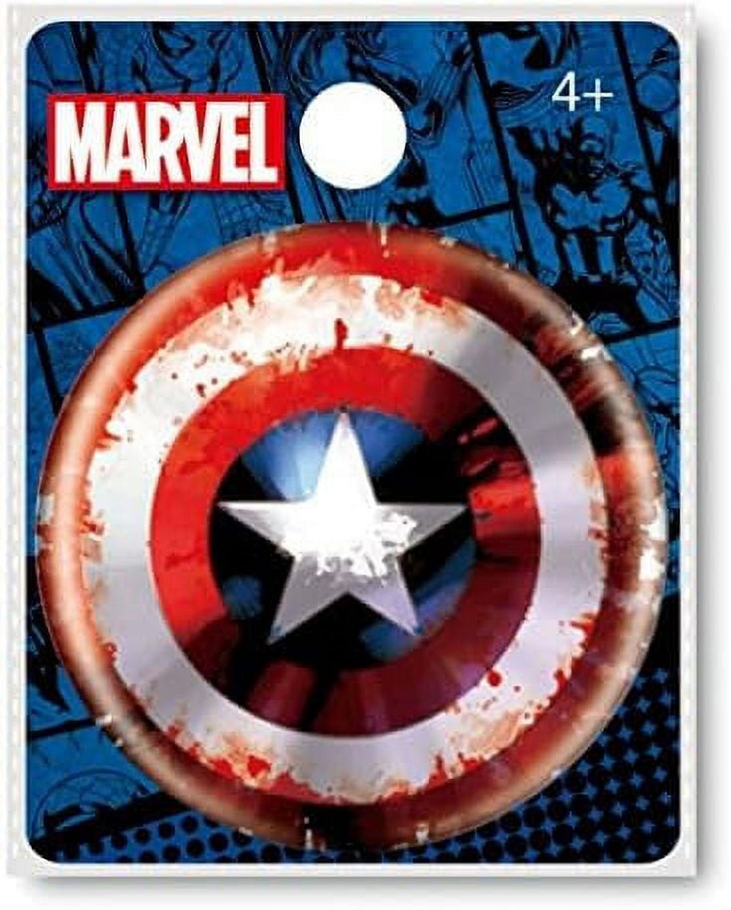 Single Button Pin - Marvel - Captain America Logo - Walmart.com