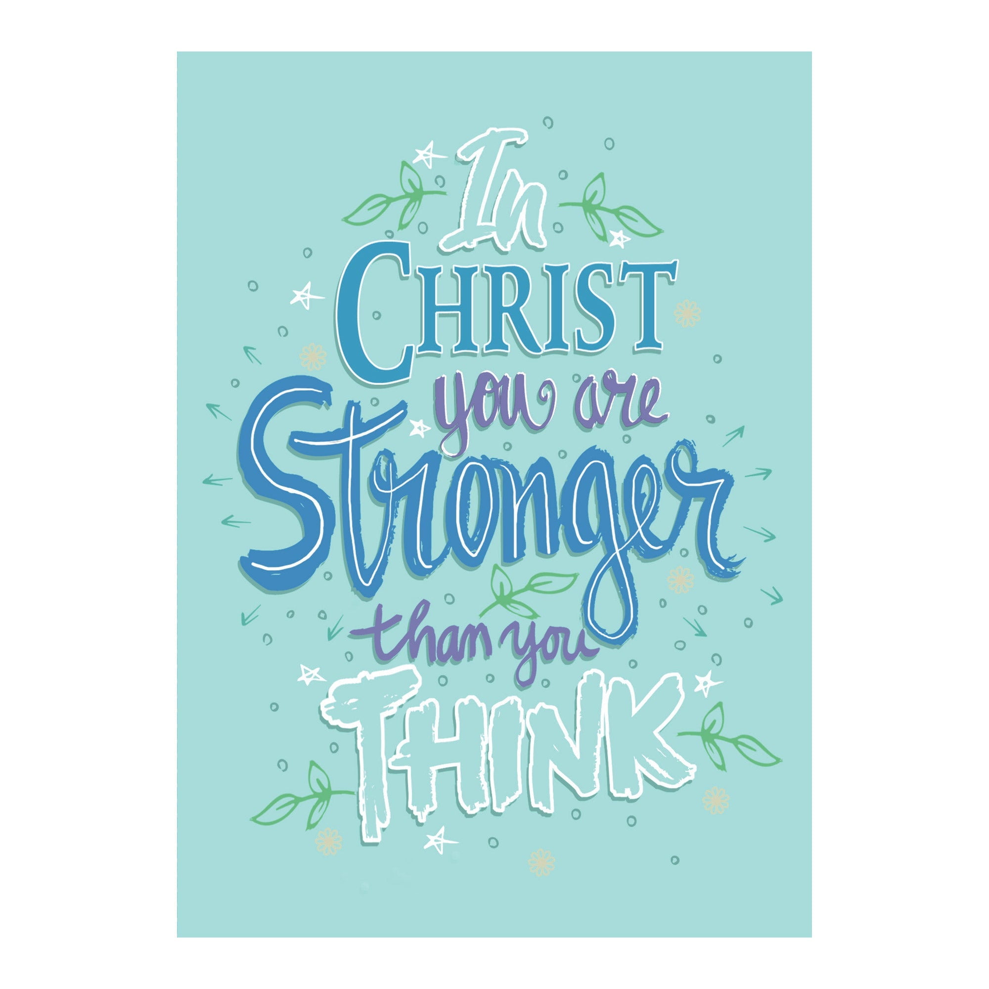 Single Cards - Encouragement - In Christ Ephesians 6:10 (6 pk ...
