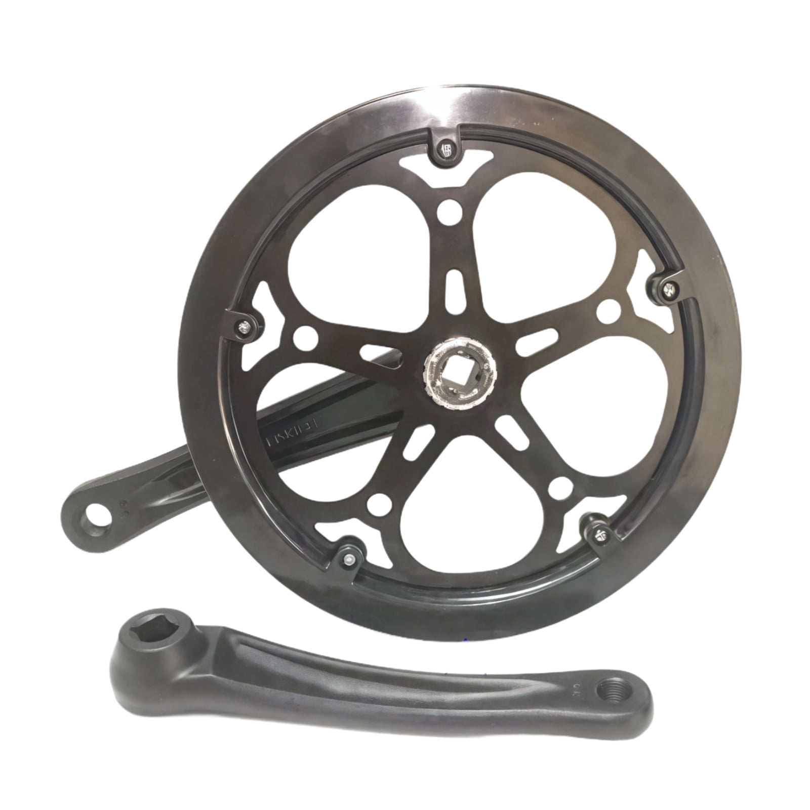 Single Chainring Crankset - 170mm Aluminum Alloy Crank Arm, 52T Teeth ...