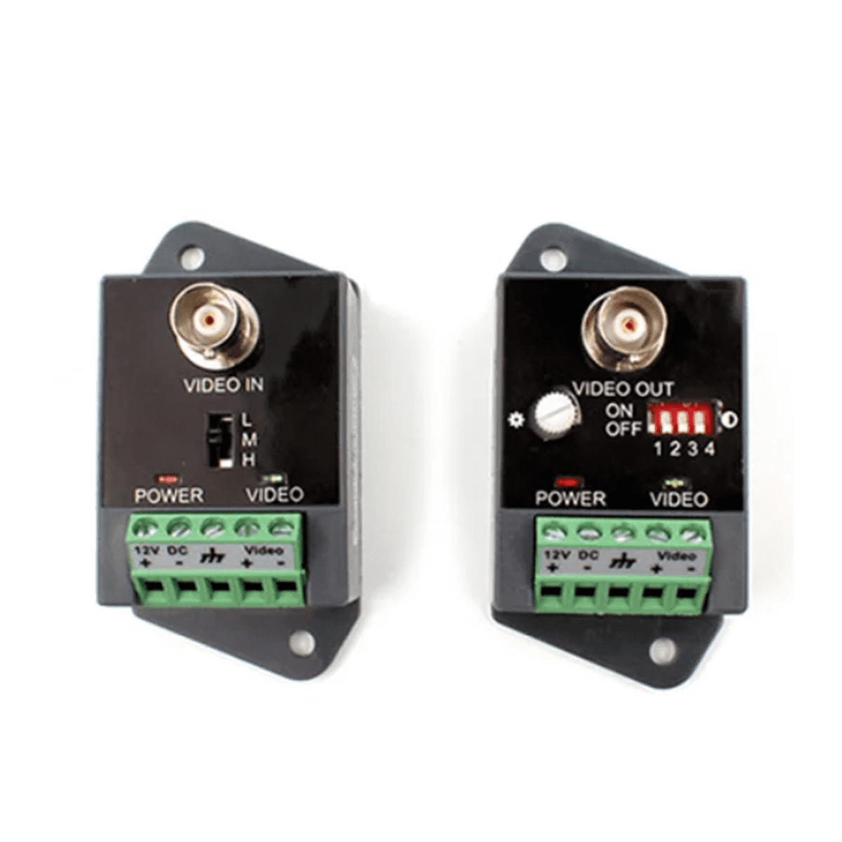 Single-Channel Active Video Balun for CCTV HD-TVI CVI AHD HD ...