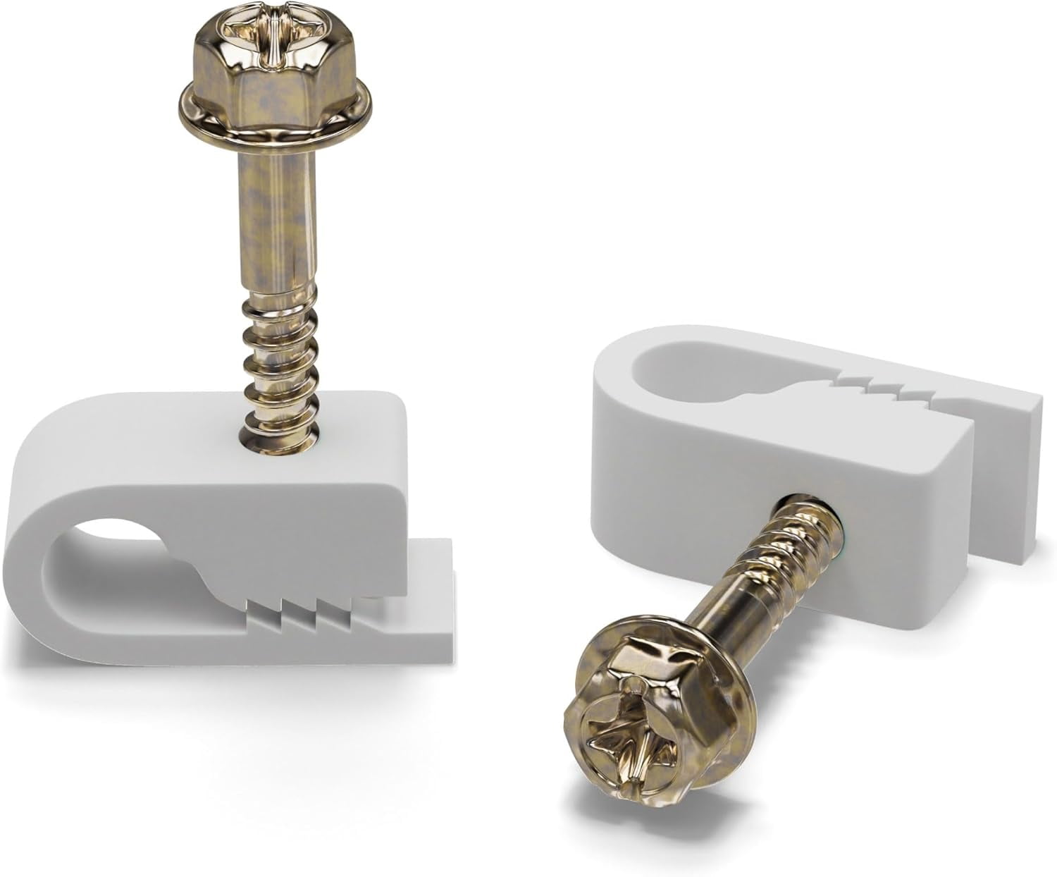 - Single Coaxial Cable Clips, Cat6, Electrical Wire Cable Clip, 1/4 in ...