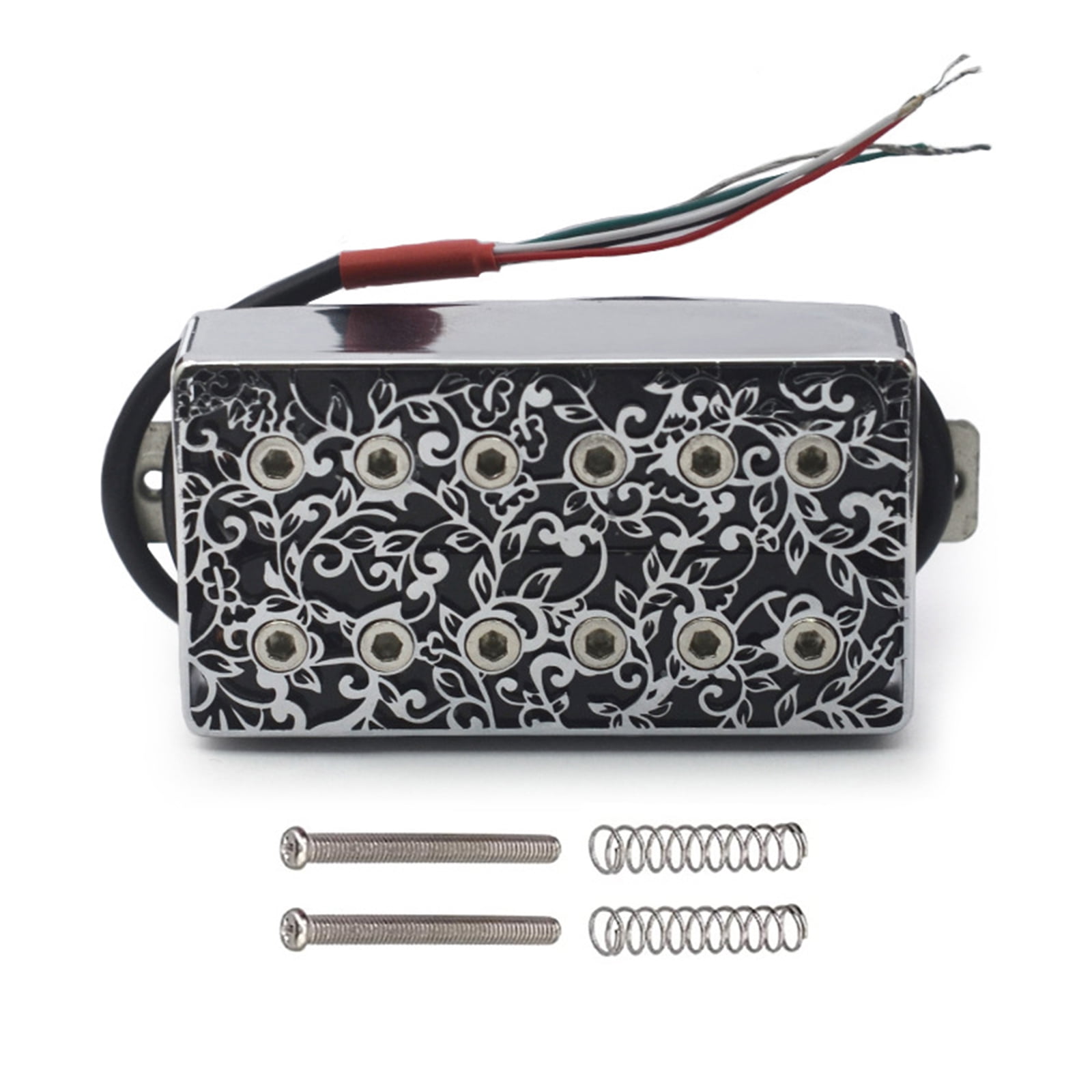 Single Coil Sound Pickups Black Strings Electric Guitar Part Musical ...