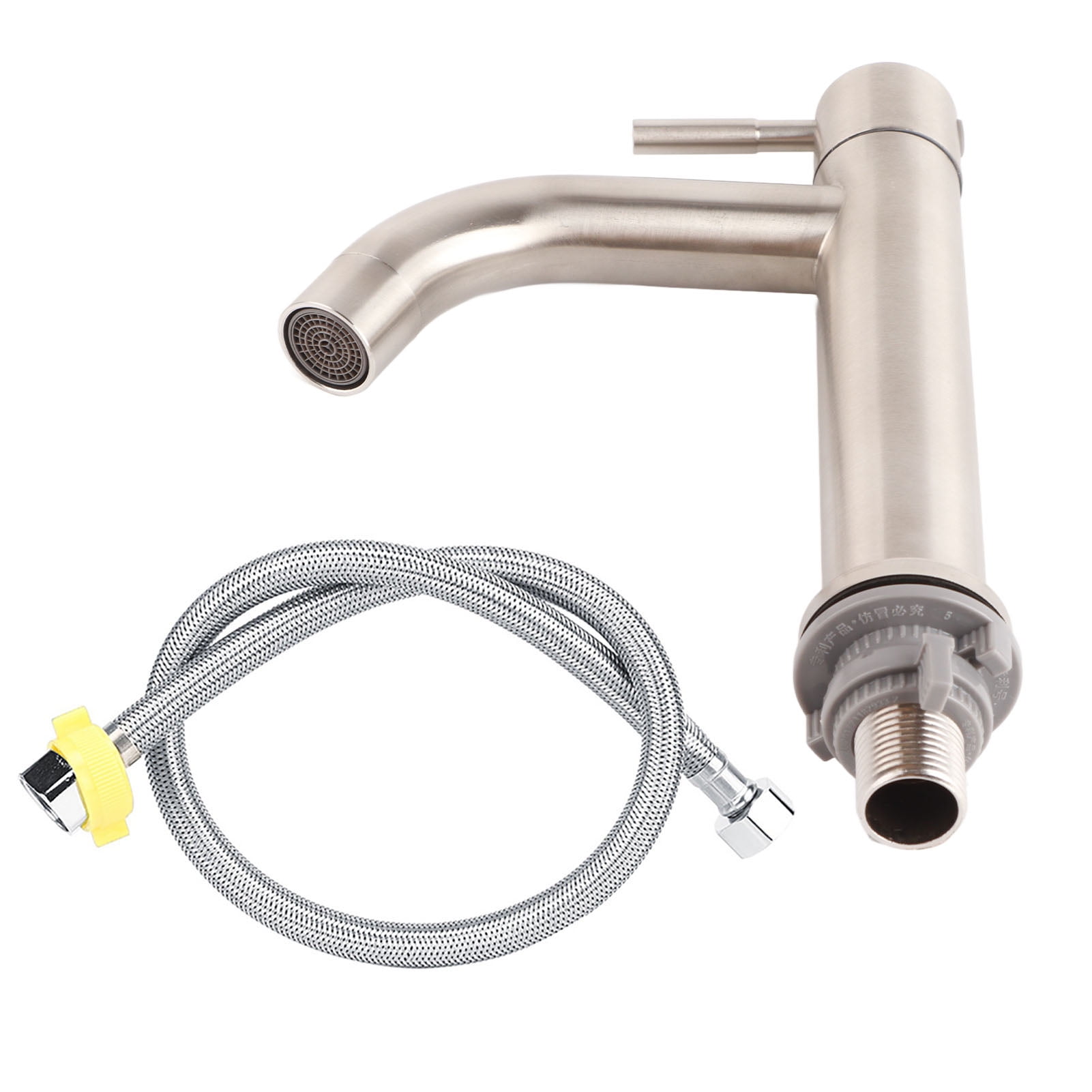 Single Cold Water Tap,Stainless Steel Brushed Surface Basin Water ...