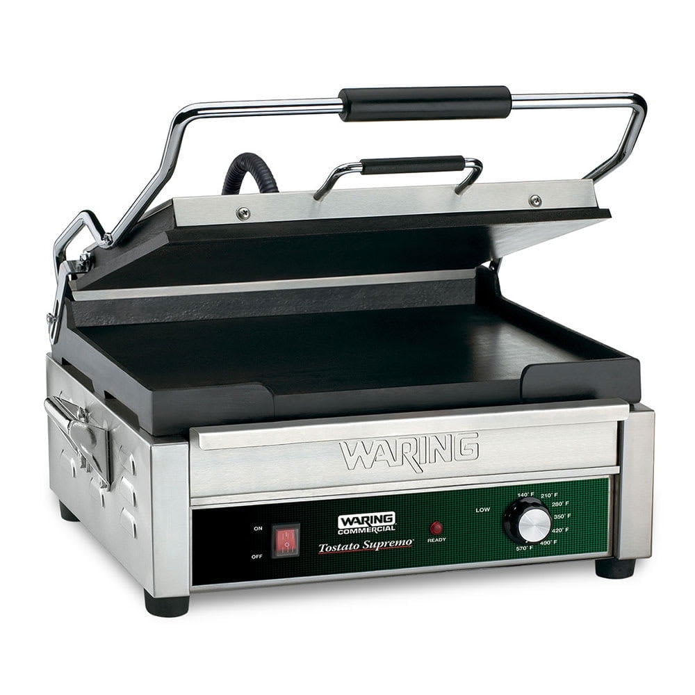 Single+Commercial+Panini+Press+w%2f+Cast+Iron+Smooth+Plates%2c+120v ...