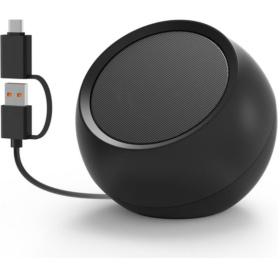 [Single] Computer Speaker for Desktop PC, USB-Powered, Plug-n-Play ...