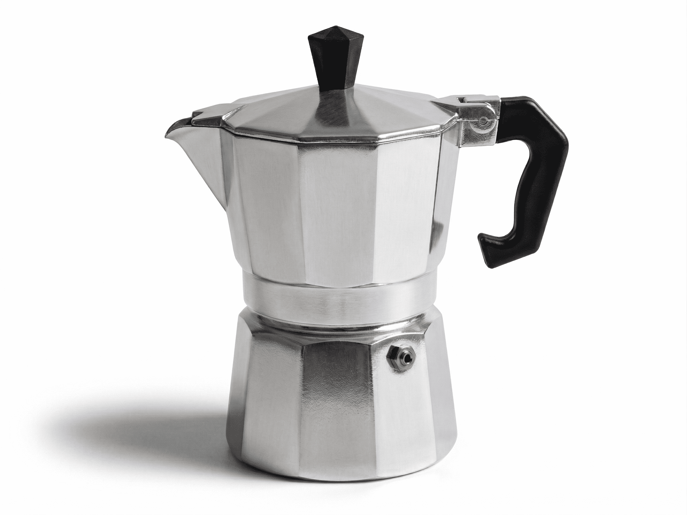Single Cup Moka Pot Stovetop Coffee Maker for Gas,Electric Stovetop ...