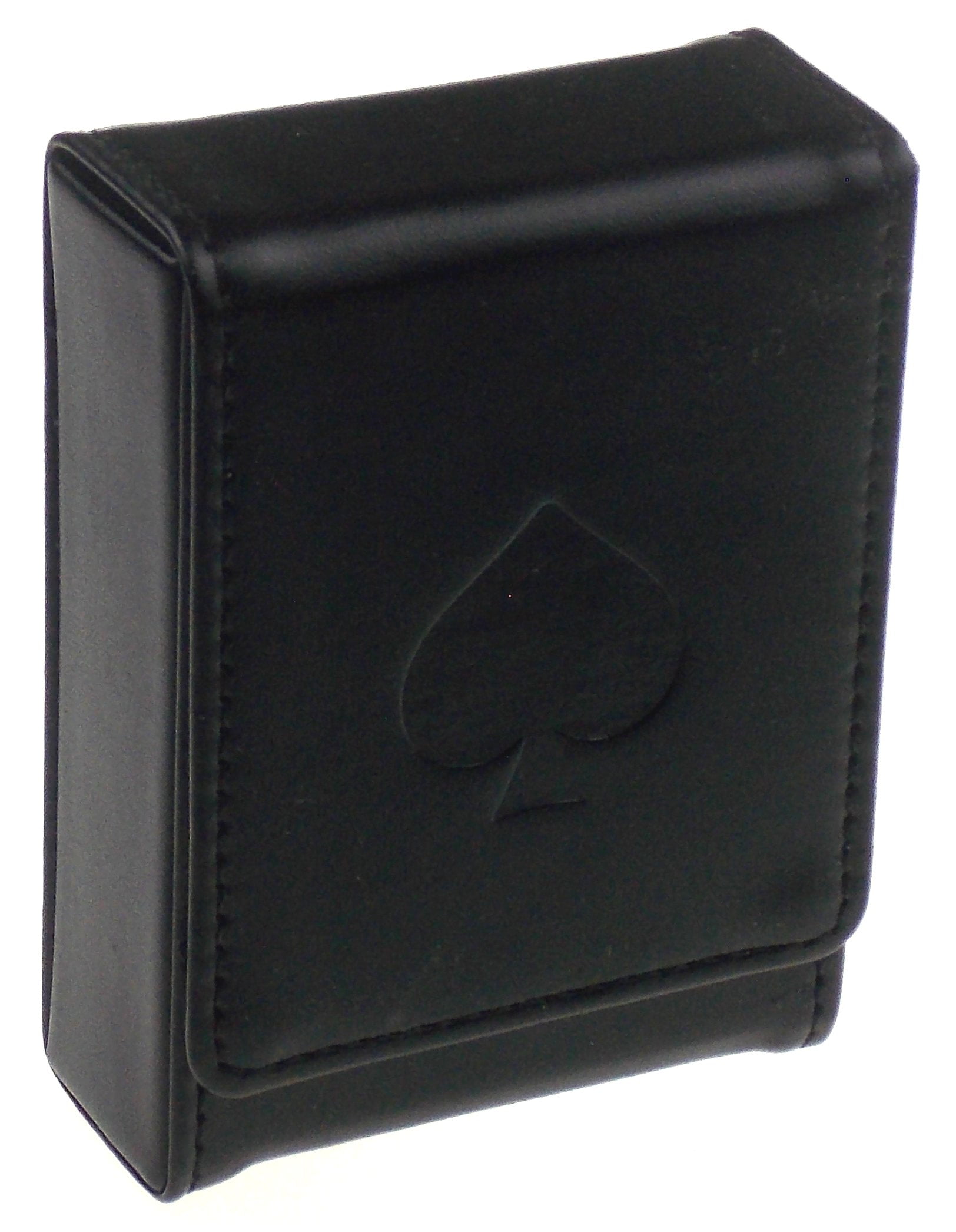 Single Deck Leather Playing Card Case/Holder - Fits Poker and Bridge ...