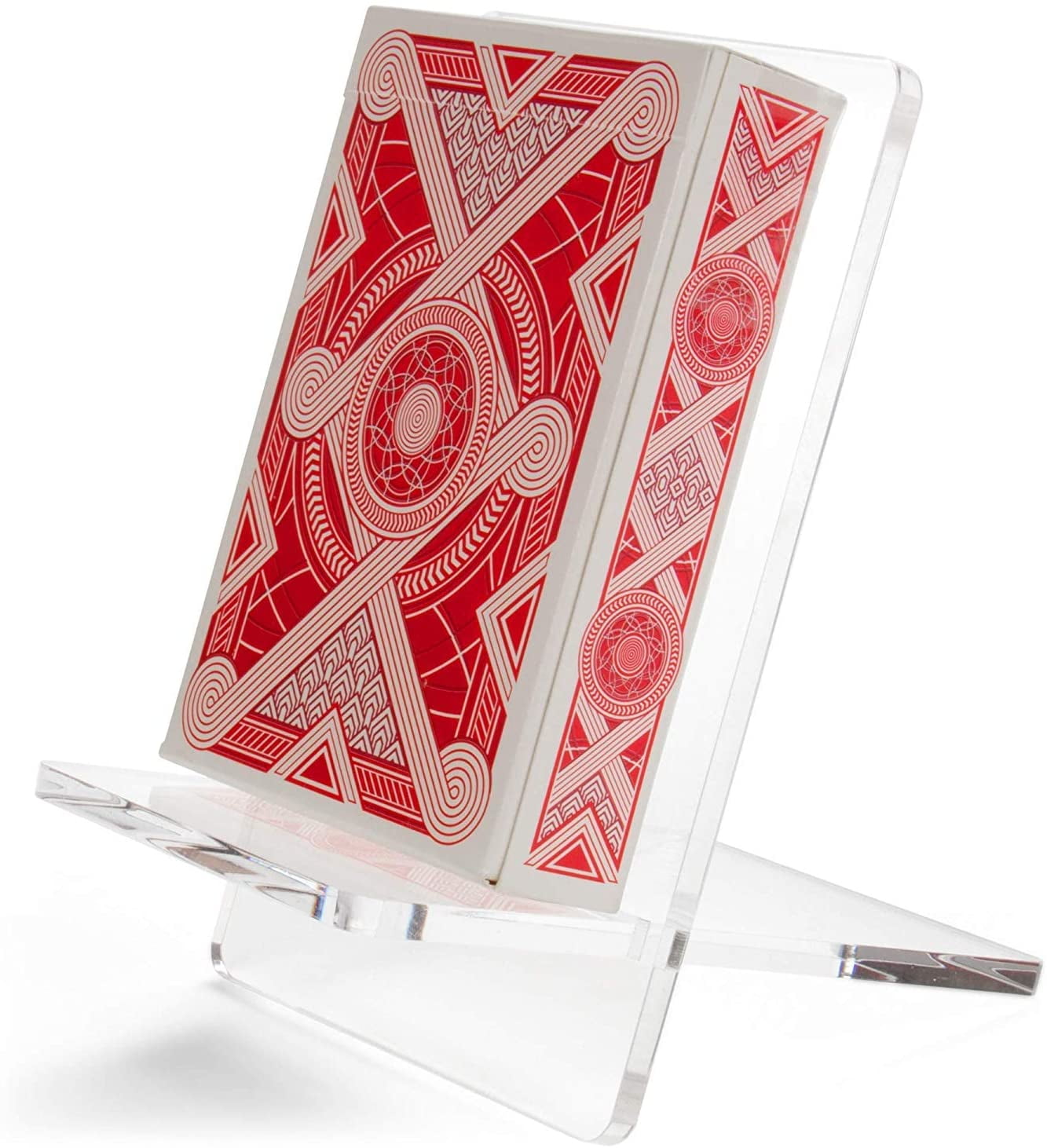 Single Deck Playing Card Display Stand - Acrylic Single Deck Card Stand ...