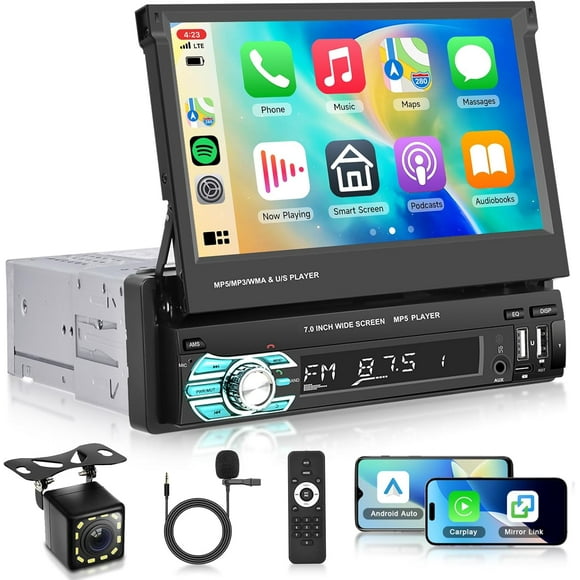 Single Din Touch Screen Car Stereos in Single Din Car Stereos - Walmart.com
