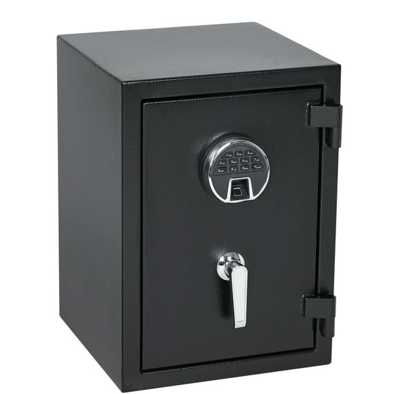 Single Door 4.0 cu.ft Safe Box with Key Lock, Password, Safe Lock Box ...