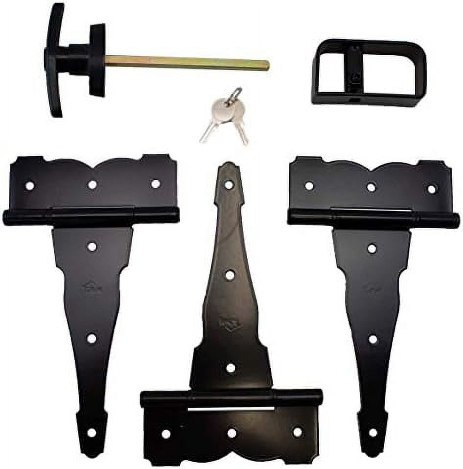 Single Door Hardware Kit Colonial (8" Hinge), T Handle and Screws ...