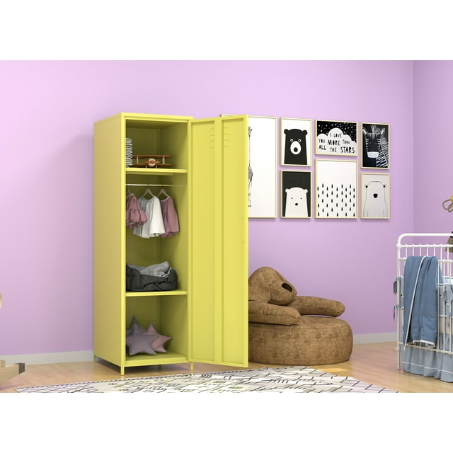 Single-Door Metal Storage Cabinet - Versatile Storage for Home, Office ...
