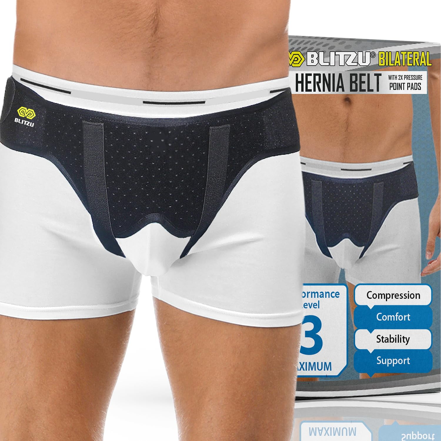 Single Double Bilateral Inguinal Hernia Belt Truss For Sports