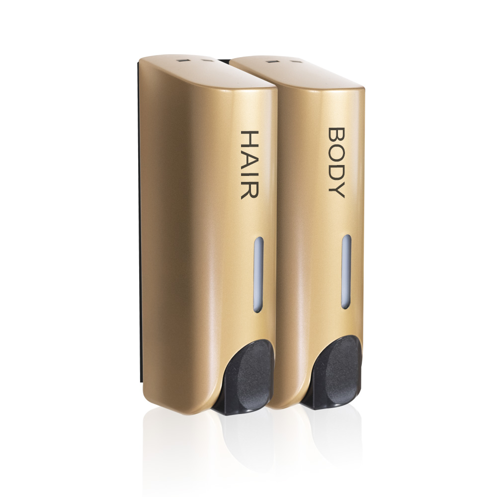 Single/Double/Triple 350ml Soap Dispenser Wall-mount Shower Bath ...