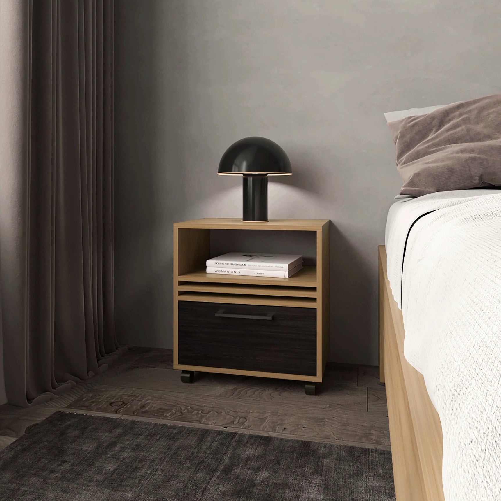 Single Drawer and Shelf - Open Storage Option - Primary Living Room ...