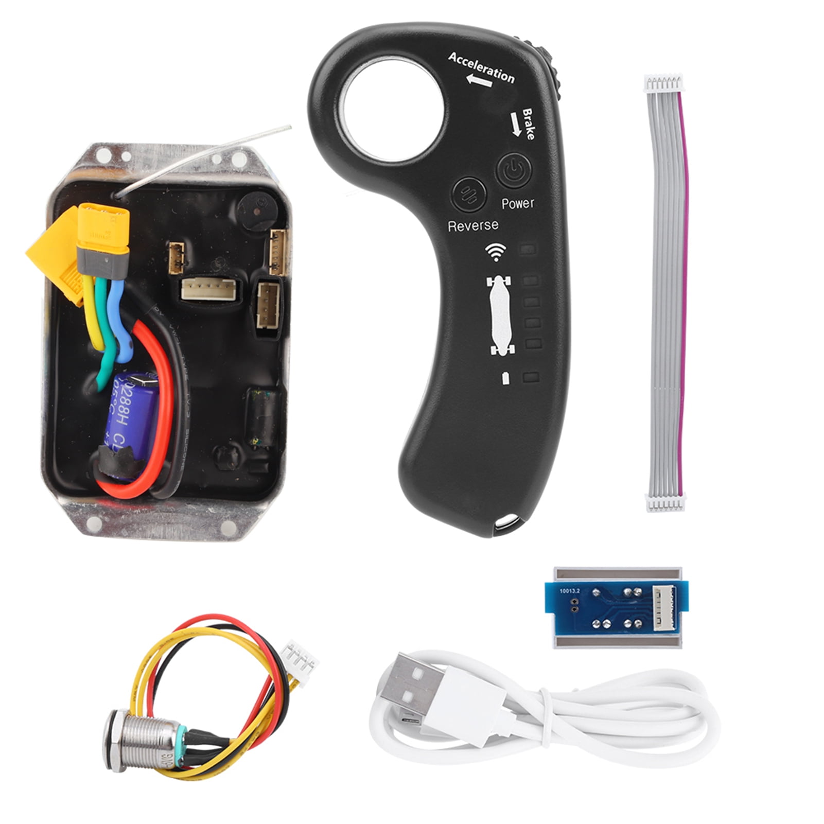 Single Drive Scooter Controller Kit, 36V 12A, Remote Control, Overload ...