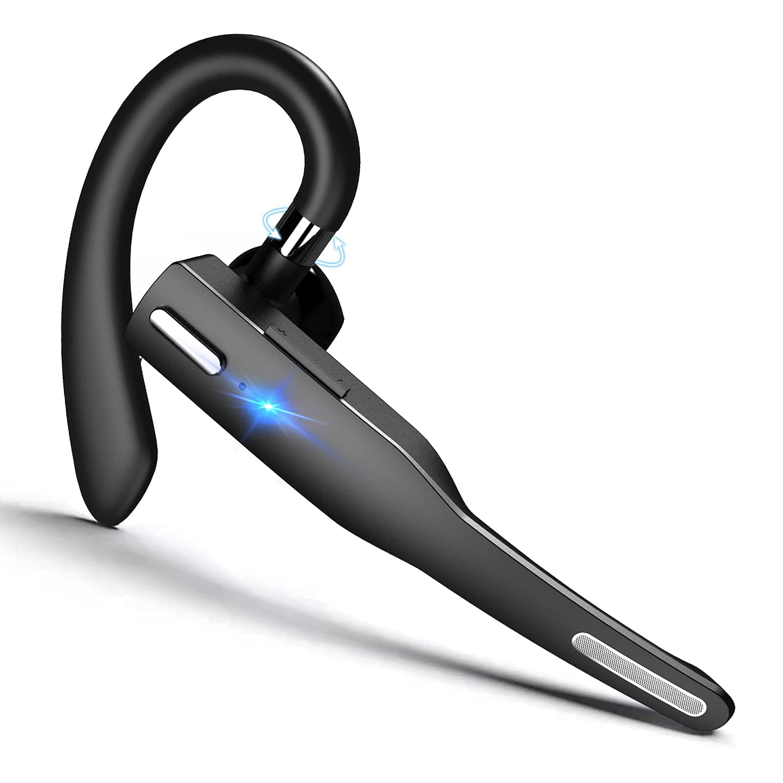 Single Ear Bluetooth Headset with Noise Canceling Microphone, Wireless ...