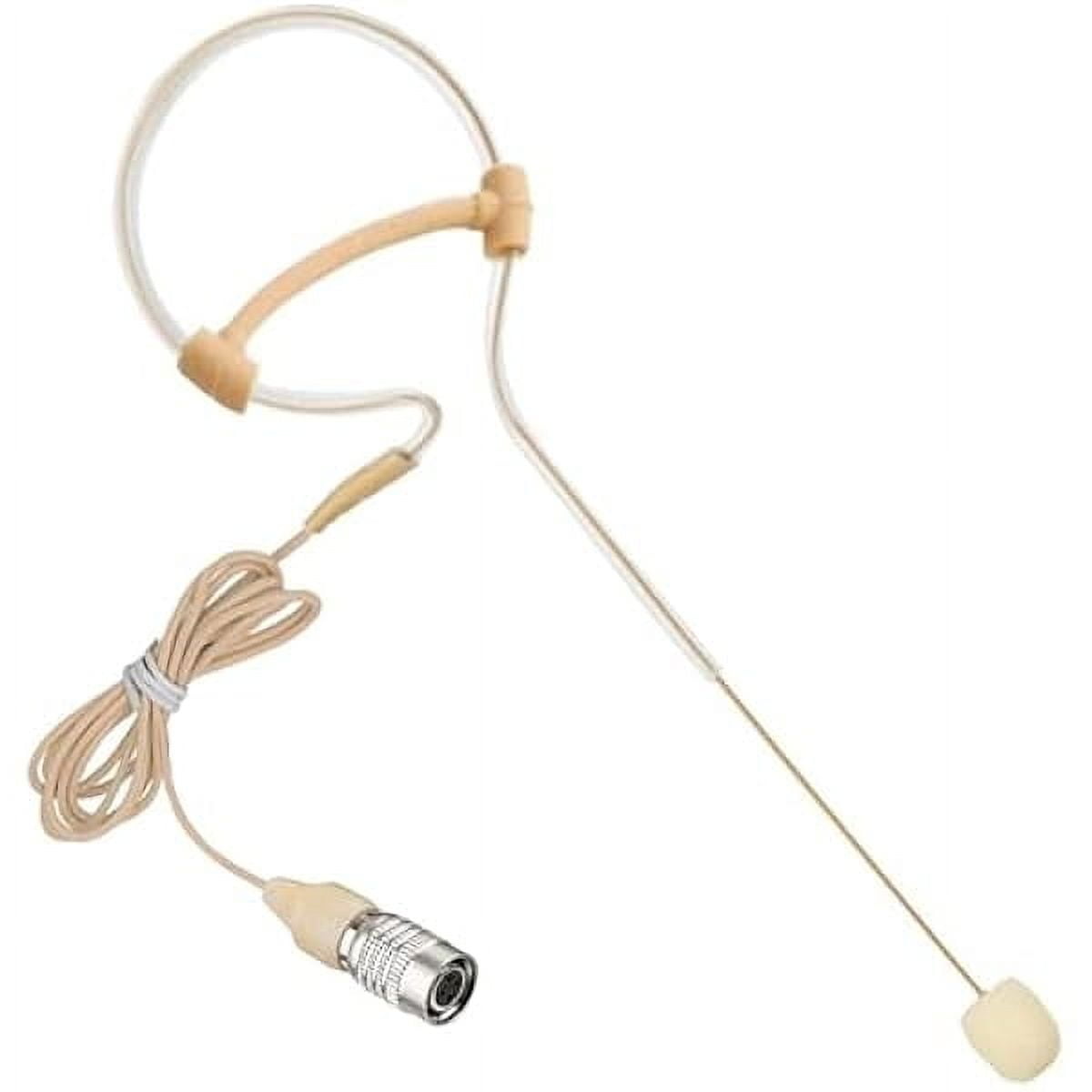 Single Earset Headset Microphone Headworn Over Ear Hanging Condenser ...