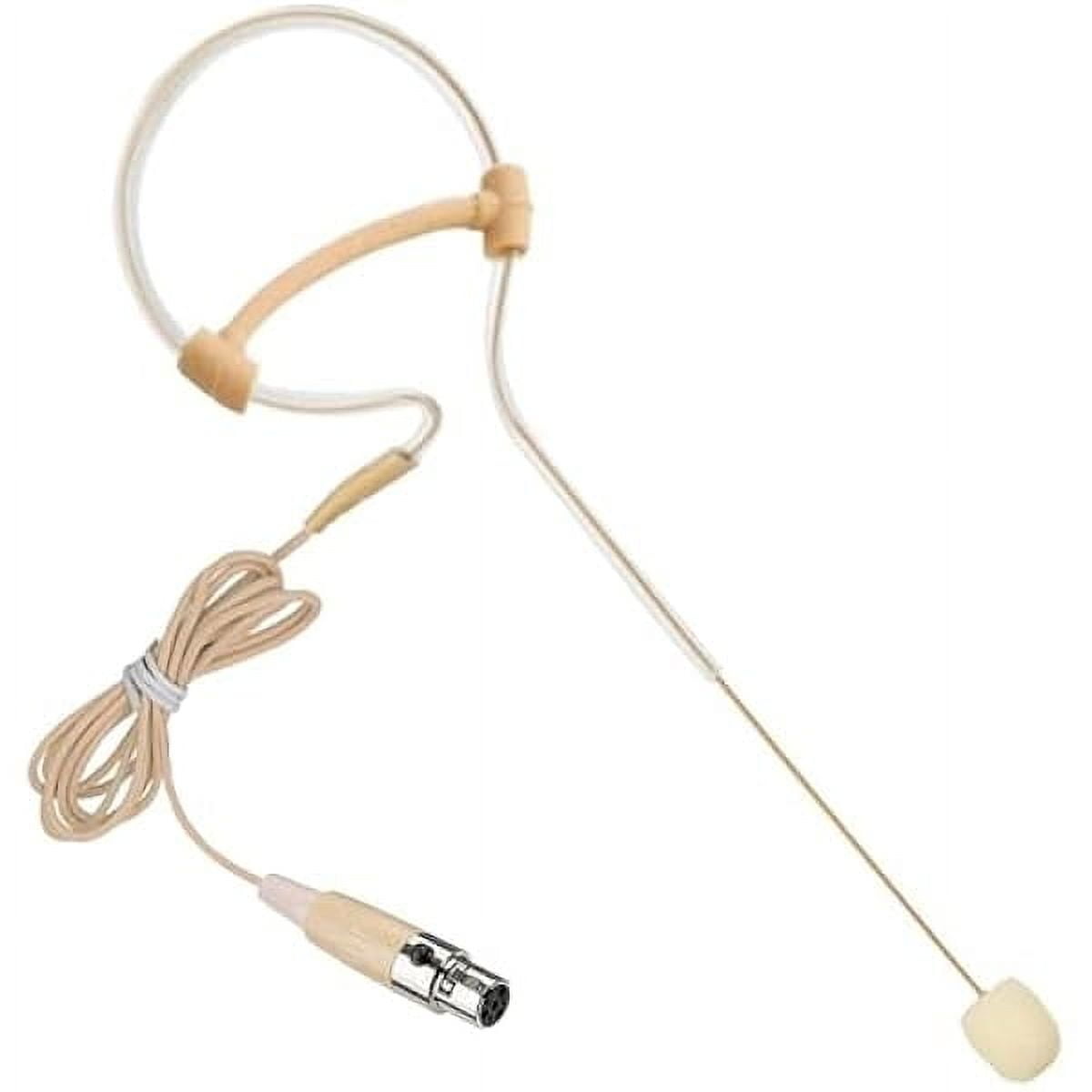 Single Earset Headset Microphone Headworn Over Ear Hanging Condenser ...