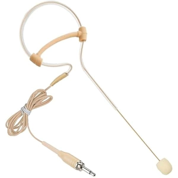 Single Earset Headset Microphone Headworn Over Ear Hanging Condenser ...