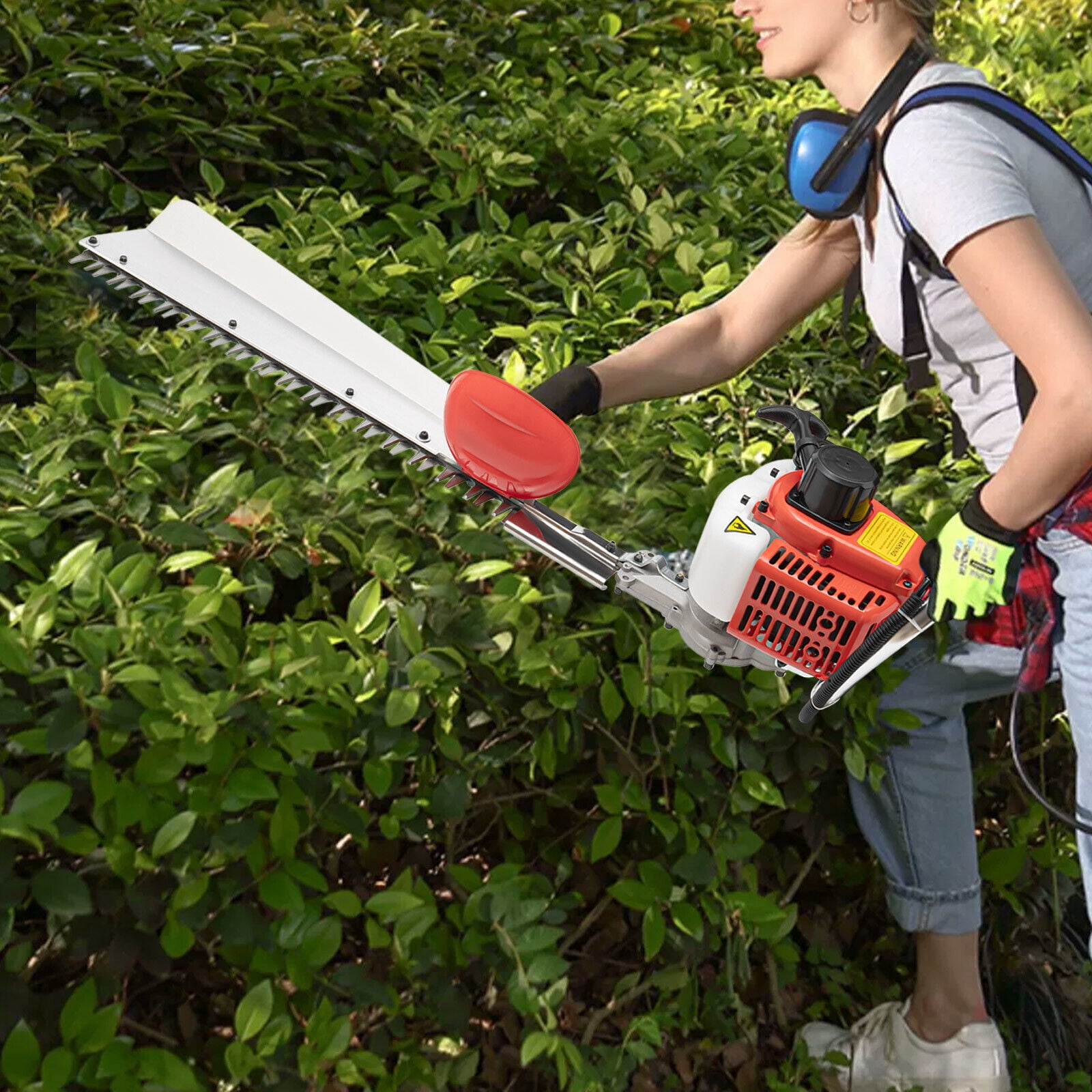 Single Edge Hedge Trimmer 0.65kW Two-stroke Oil 40.55*10.23*9.84 in 22 ...