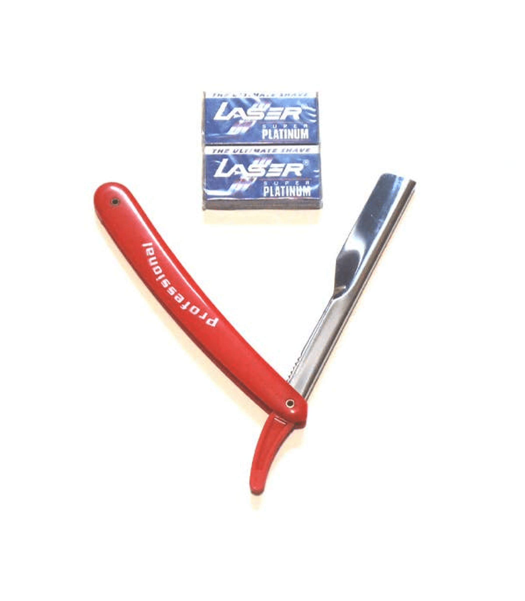 Single Edge Old School Red Safety Handle Plus Razor Blades Set ...