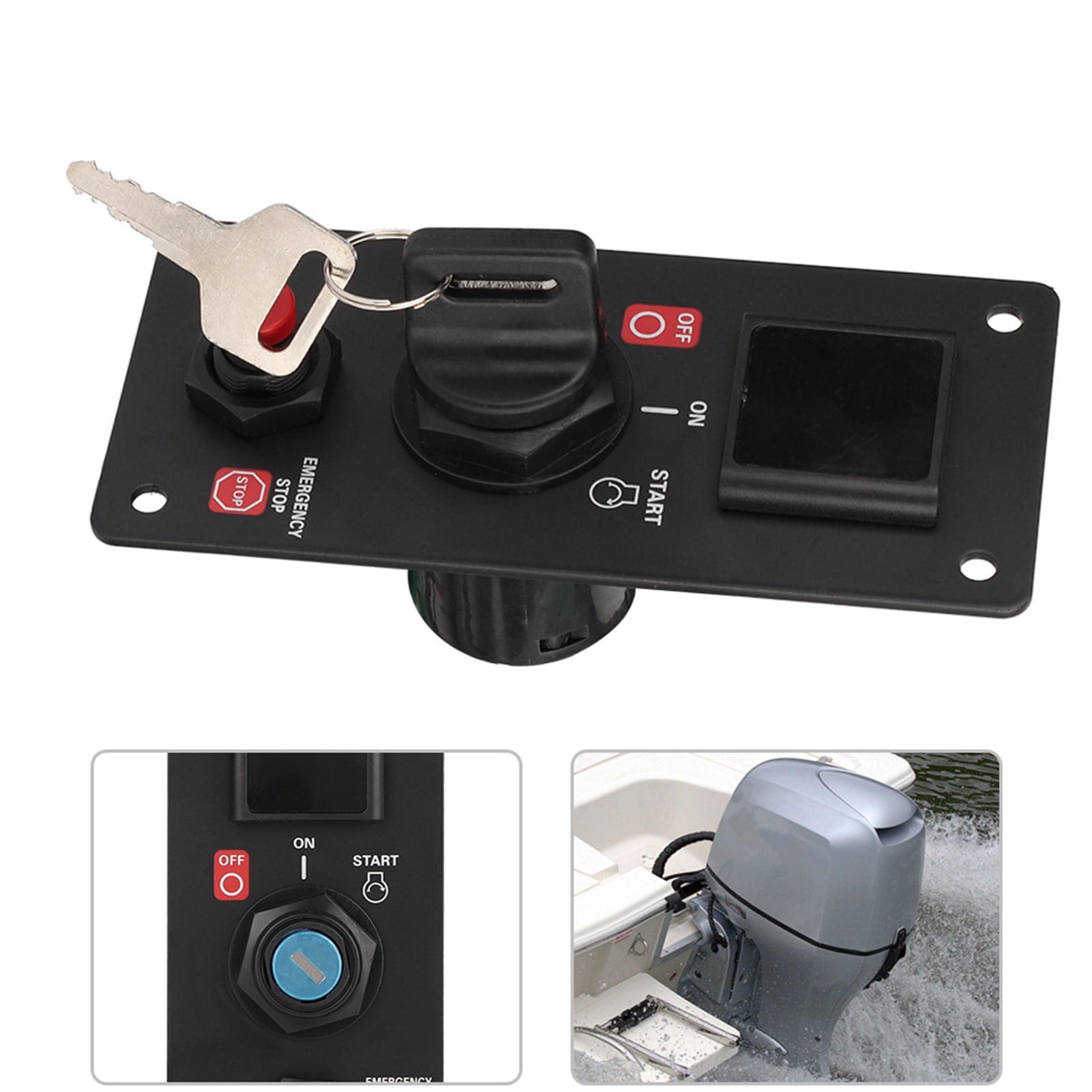 Single Engine BRP Ignition Cut Off Switch With Keys Fit For Honda ...