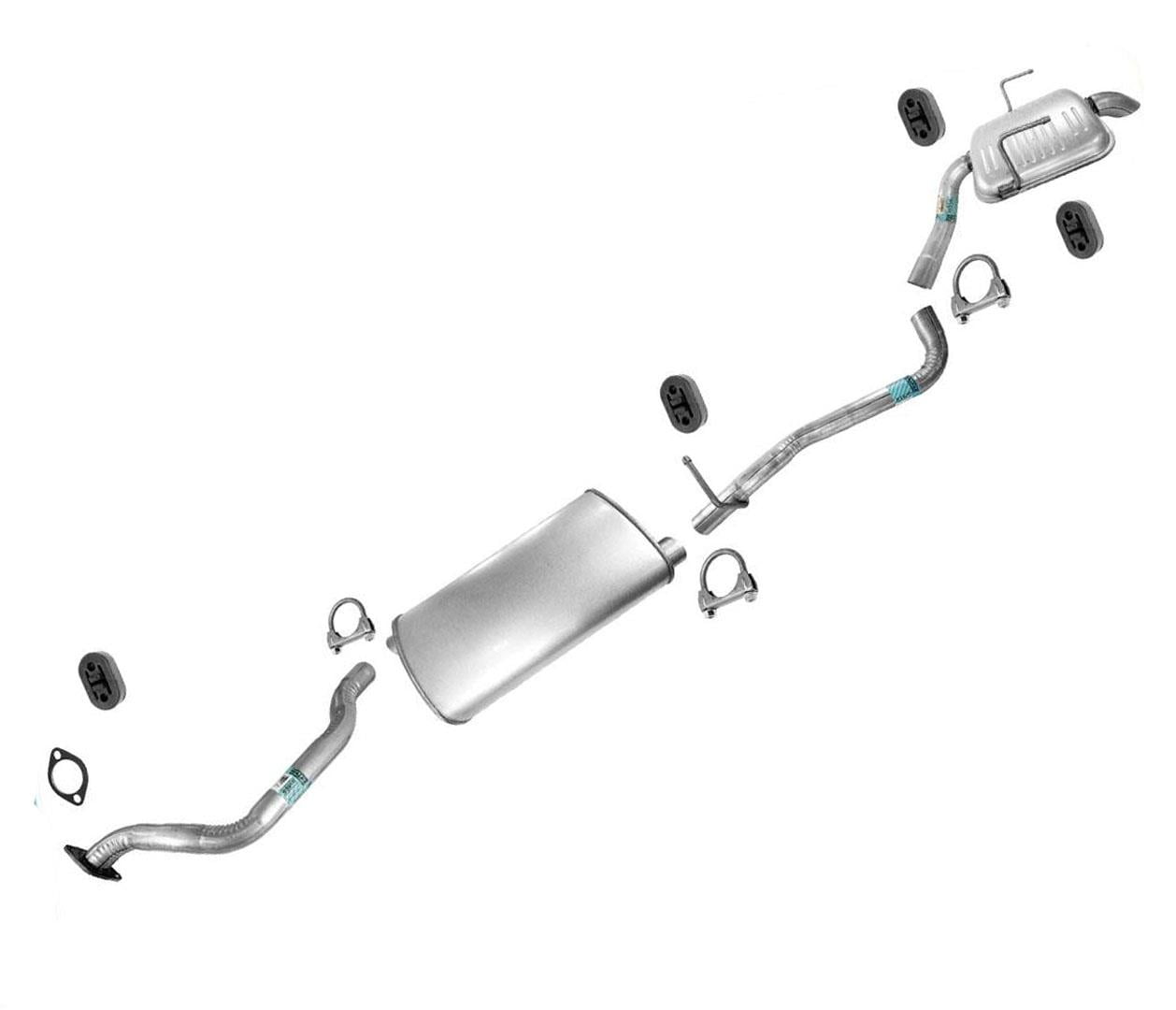 Single Exhaust System For 09-17 3.6L Chevy Traverse LS LT SINGLE ...