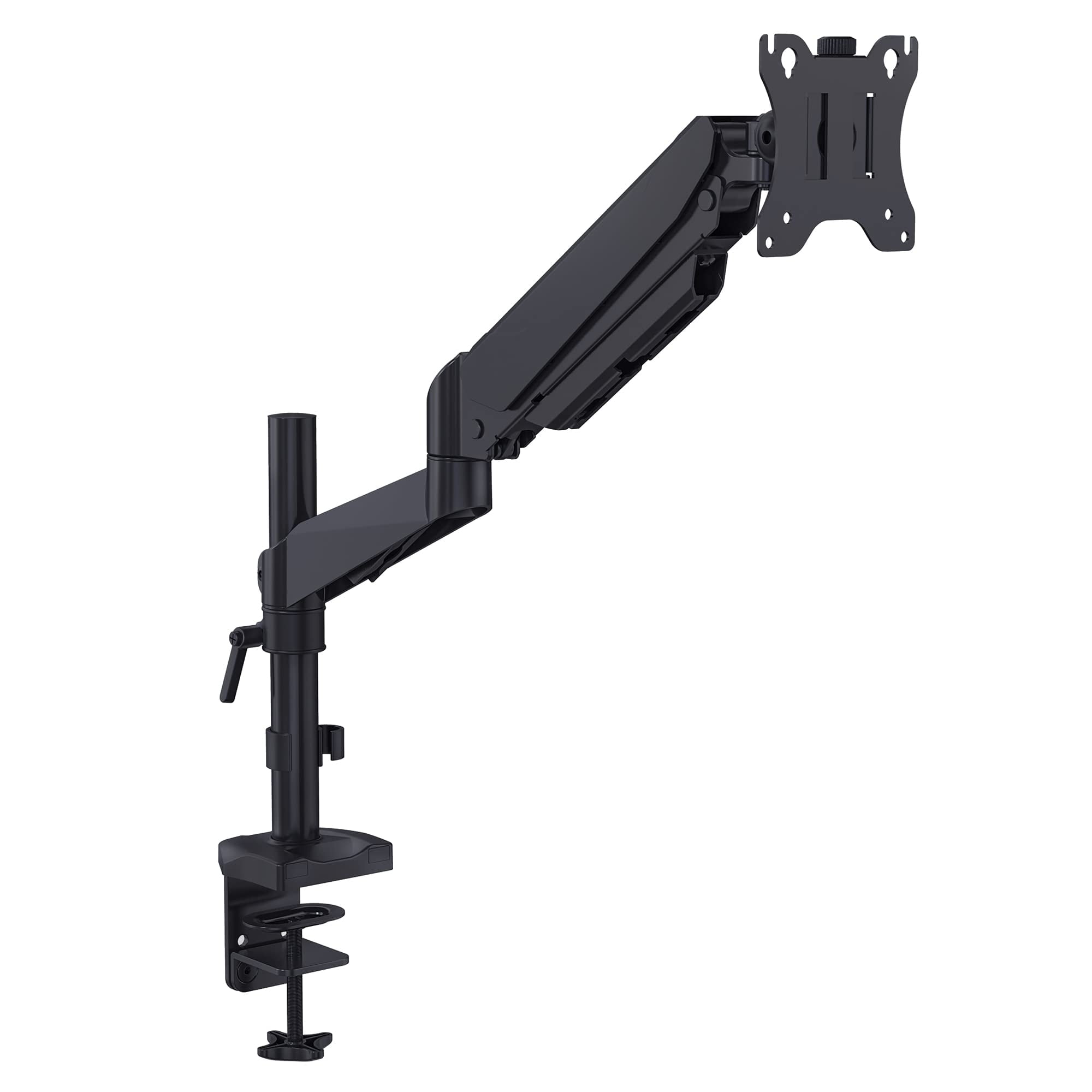 Single Gas Spring Monitor Arm Desk Mount, Fully Articulating, Height ...
