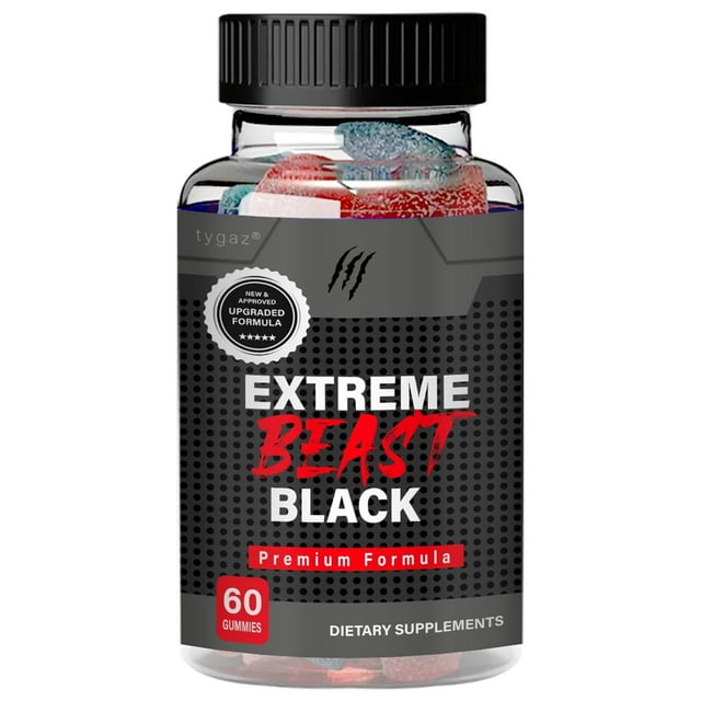 (Single) Extreme Beast Black Gummies - Extreme Beast Black Gummies ...