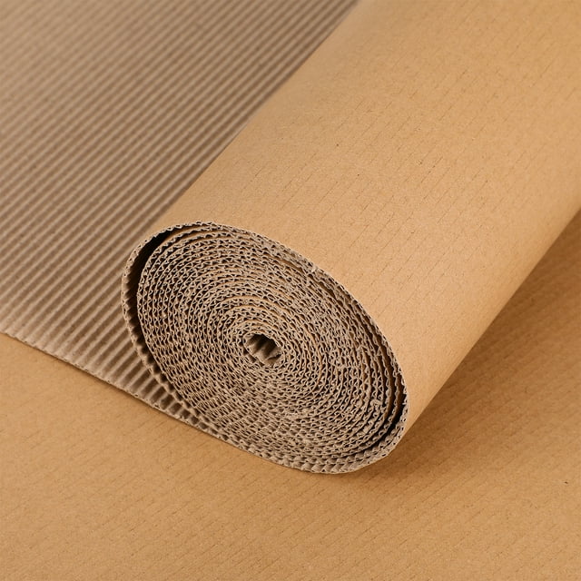 Single Face Corrugated Paper Corrugated Cardboard Rolls Beige 500.00X30 ...