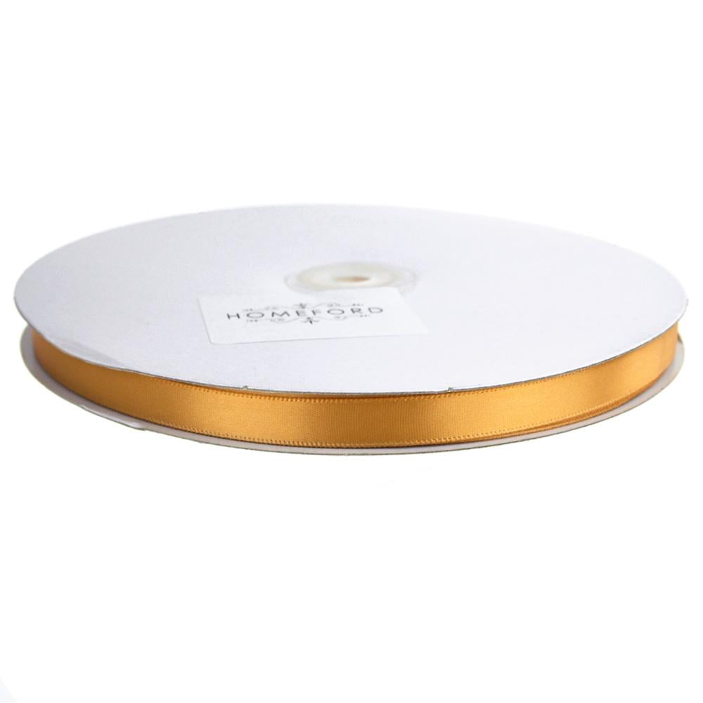 Single Face Satin Ribbon, 1/4-Inch, 100 Yards, Antique Gold - Walmart.com