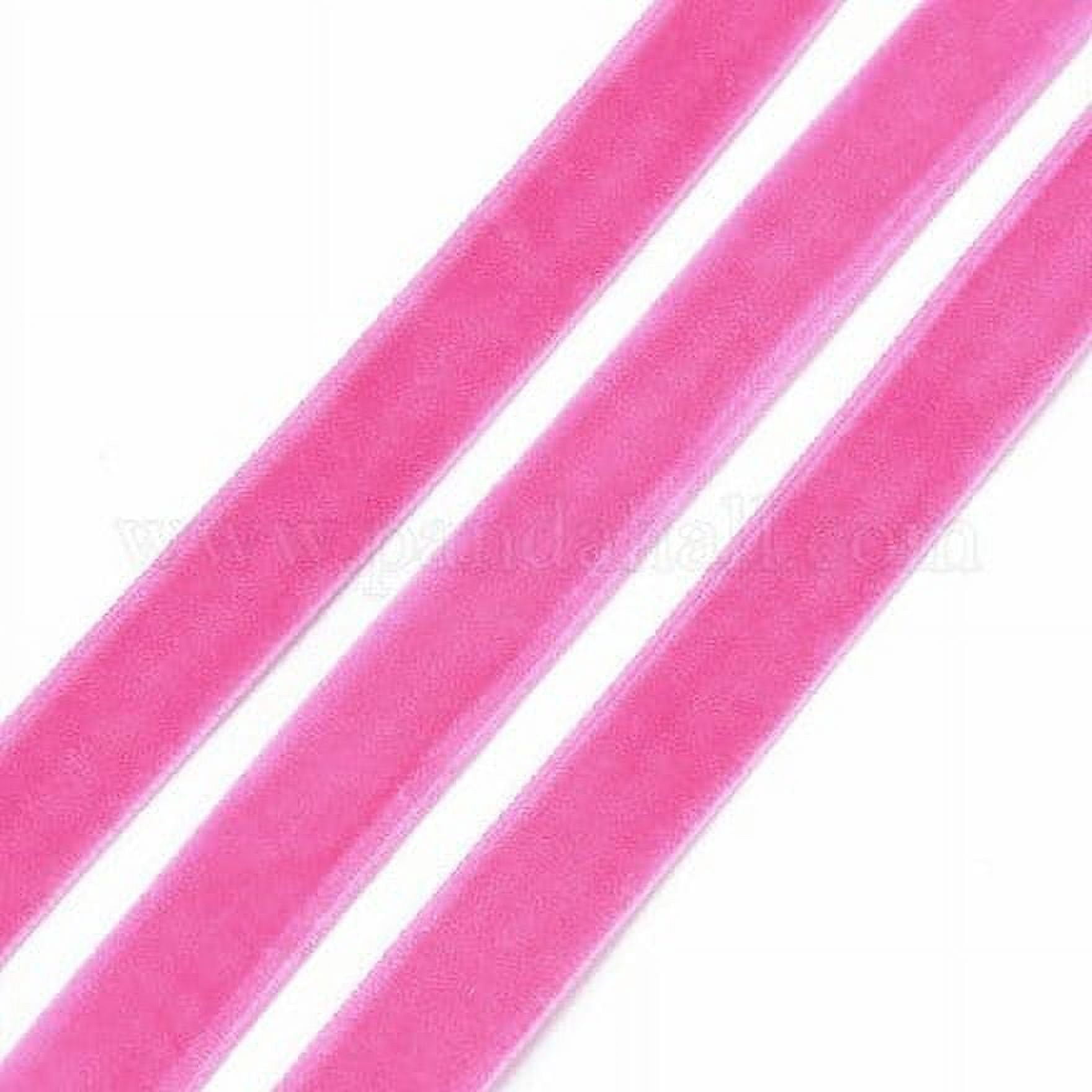 Single Face Velvet Ribbon Camellia 3/8 inch(9.5-10mm) about 50yards ...