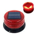 Single Flash Red Solar Warning Flashing Light Led Construction Safety ...