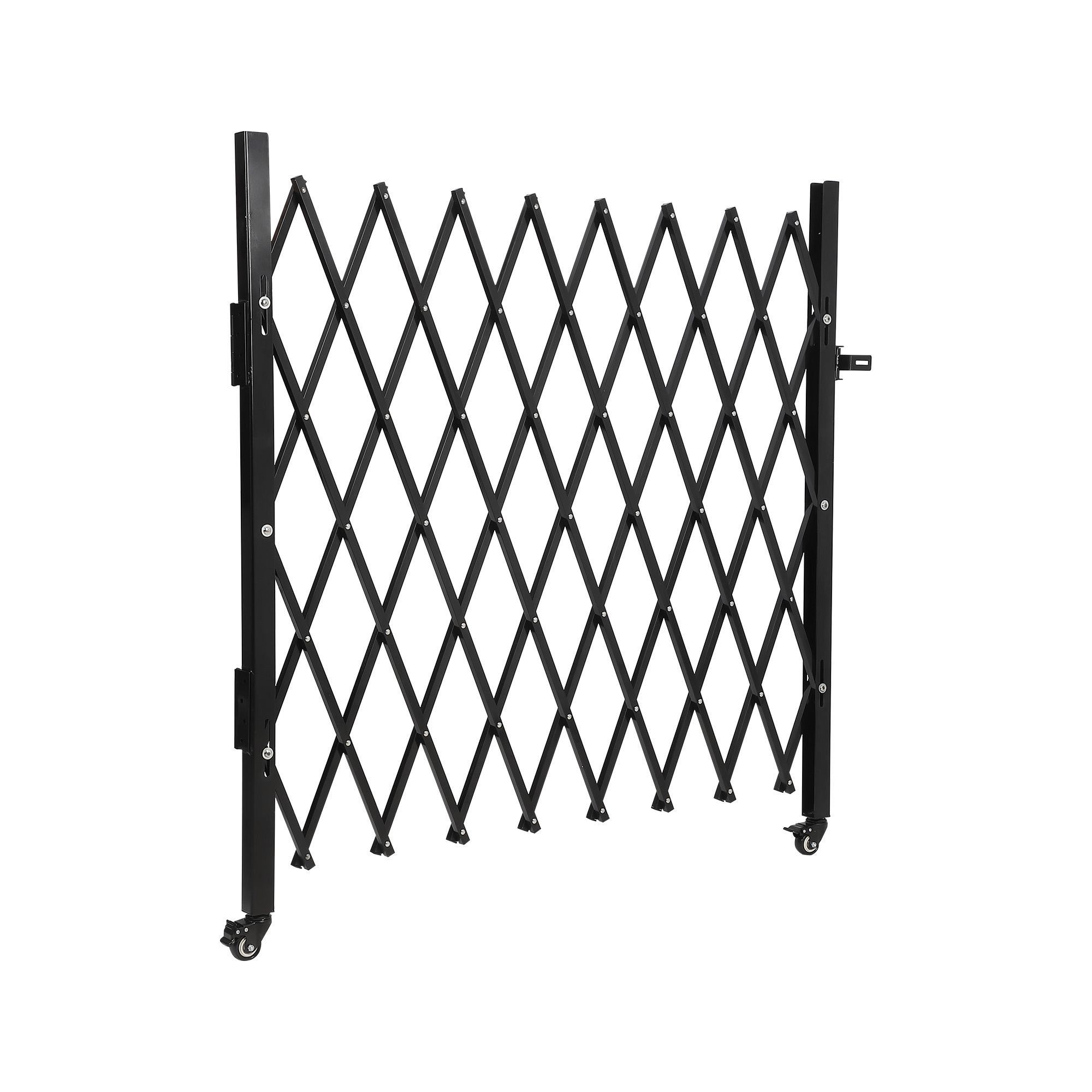 Single Folding Security Door, 50 in H x 43 in W Portable Flexible ...
