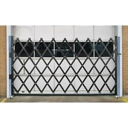 BENTISM Single Folding Security Gate Folding Door Gate 75"W x 48"H ...