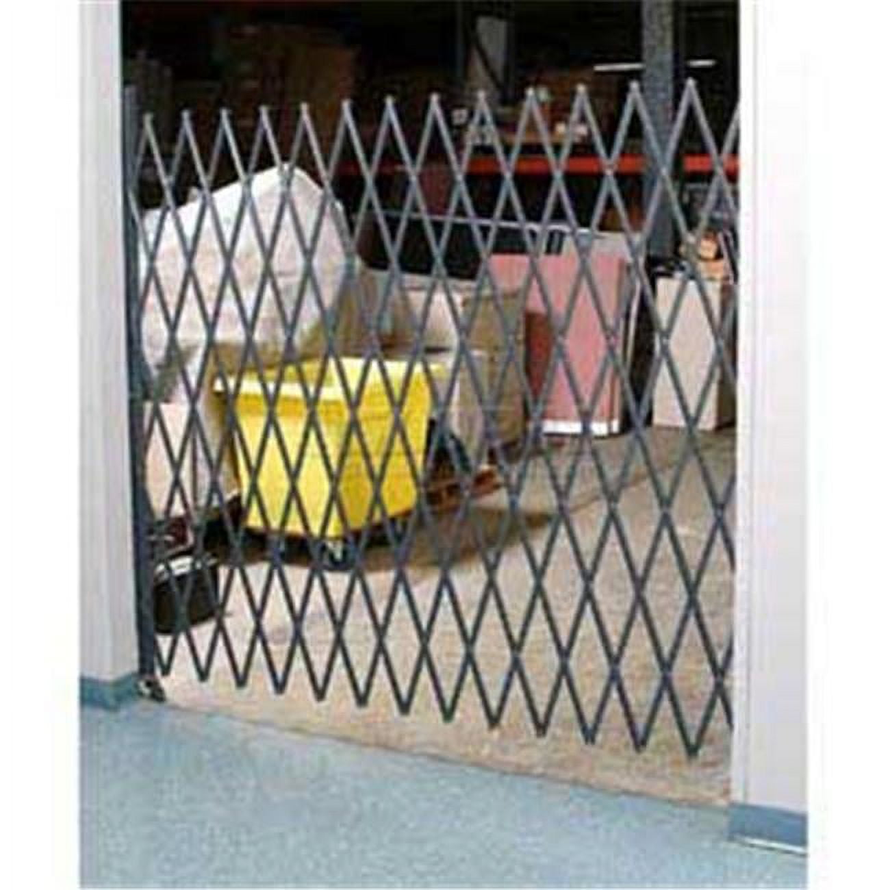 Single Folding Security Gate - 5.5 x 5 ft. - Gray - Walmart.com