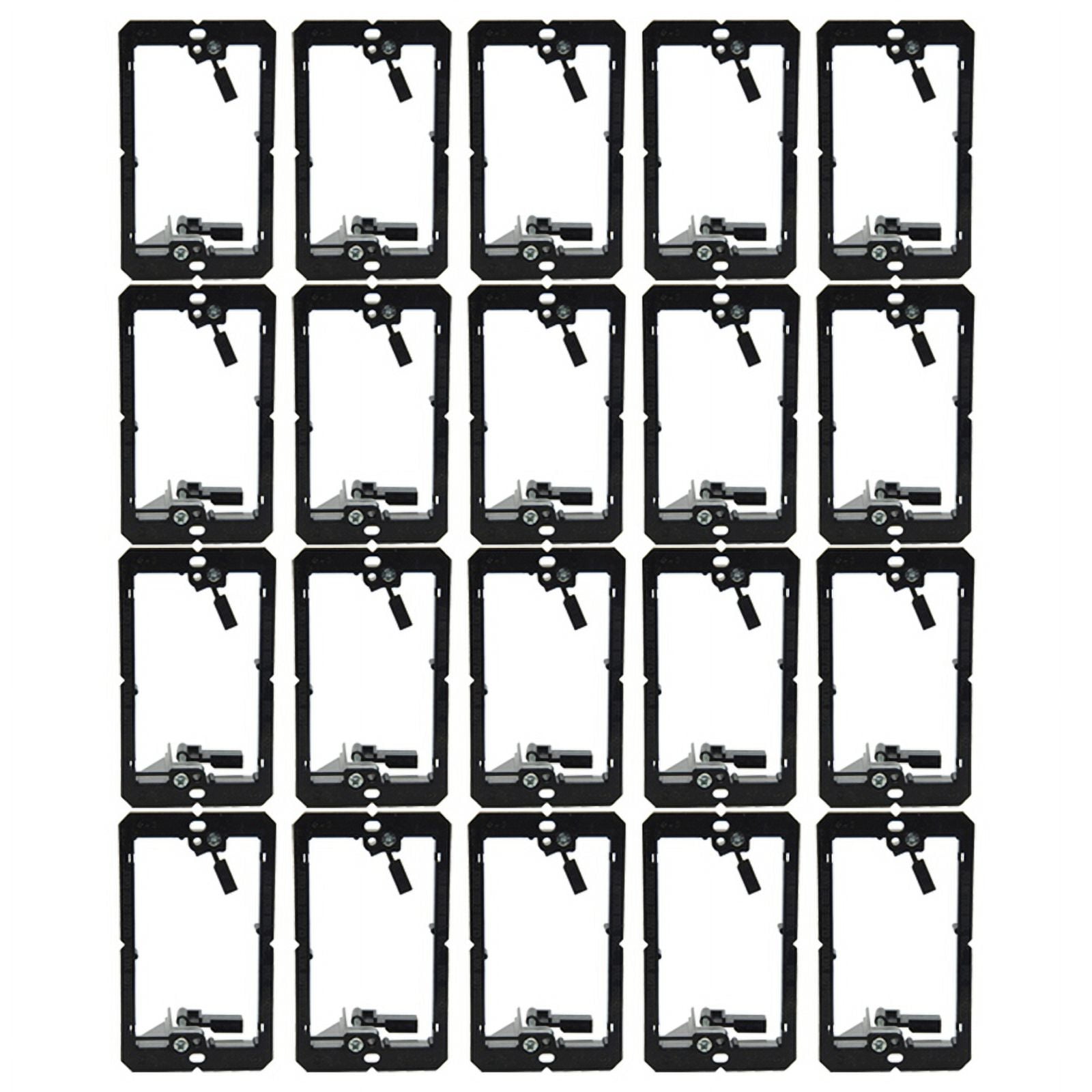 Single-Gang (1-Gang) Low Voltage Wall Plate Mounting Brackets,20PCS ...