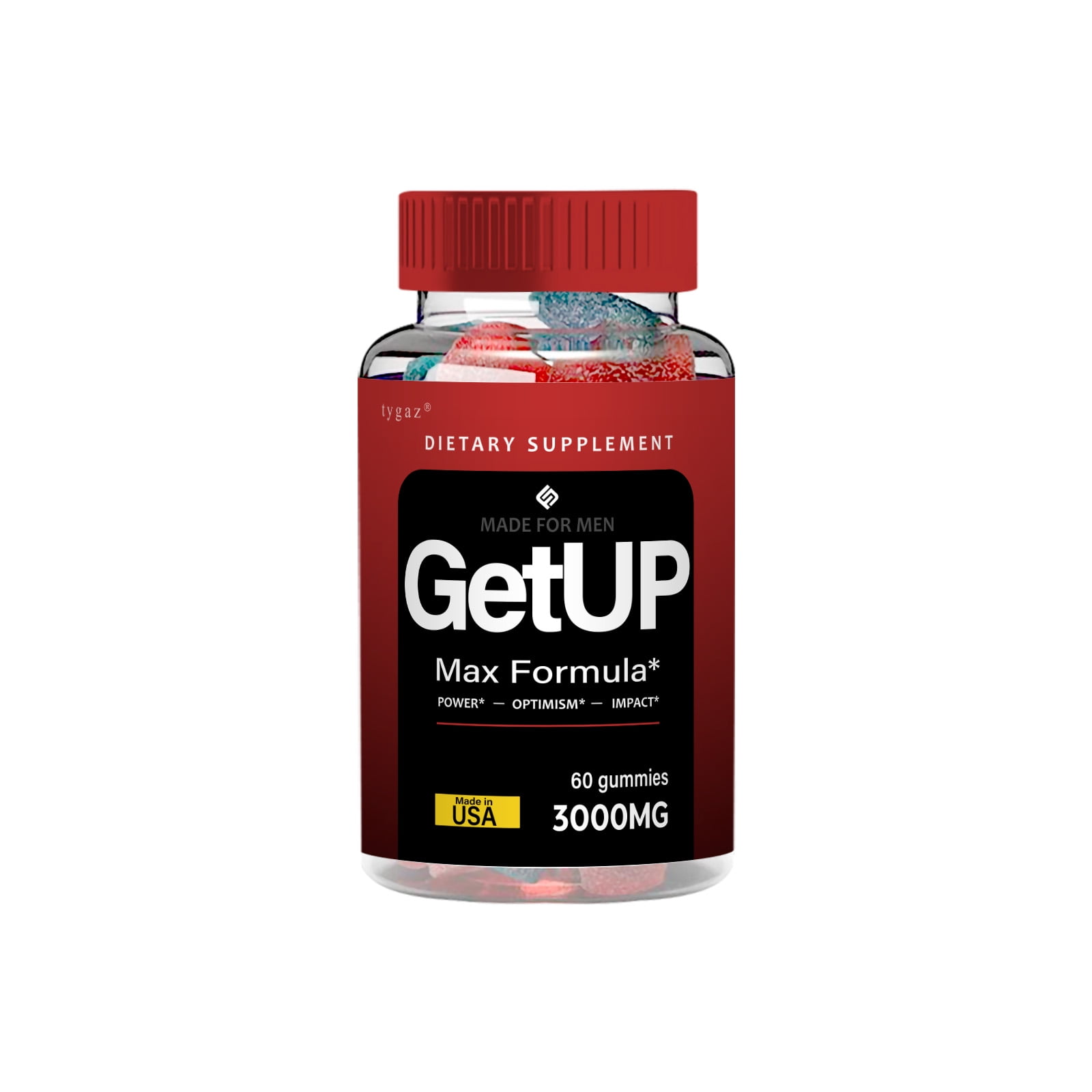 (Single) GetUp - Get Up Gummies For Men - Walmart.com