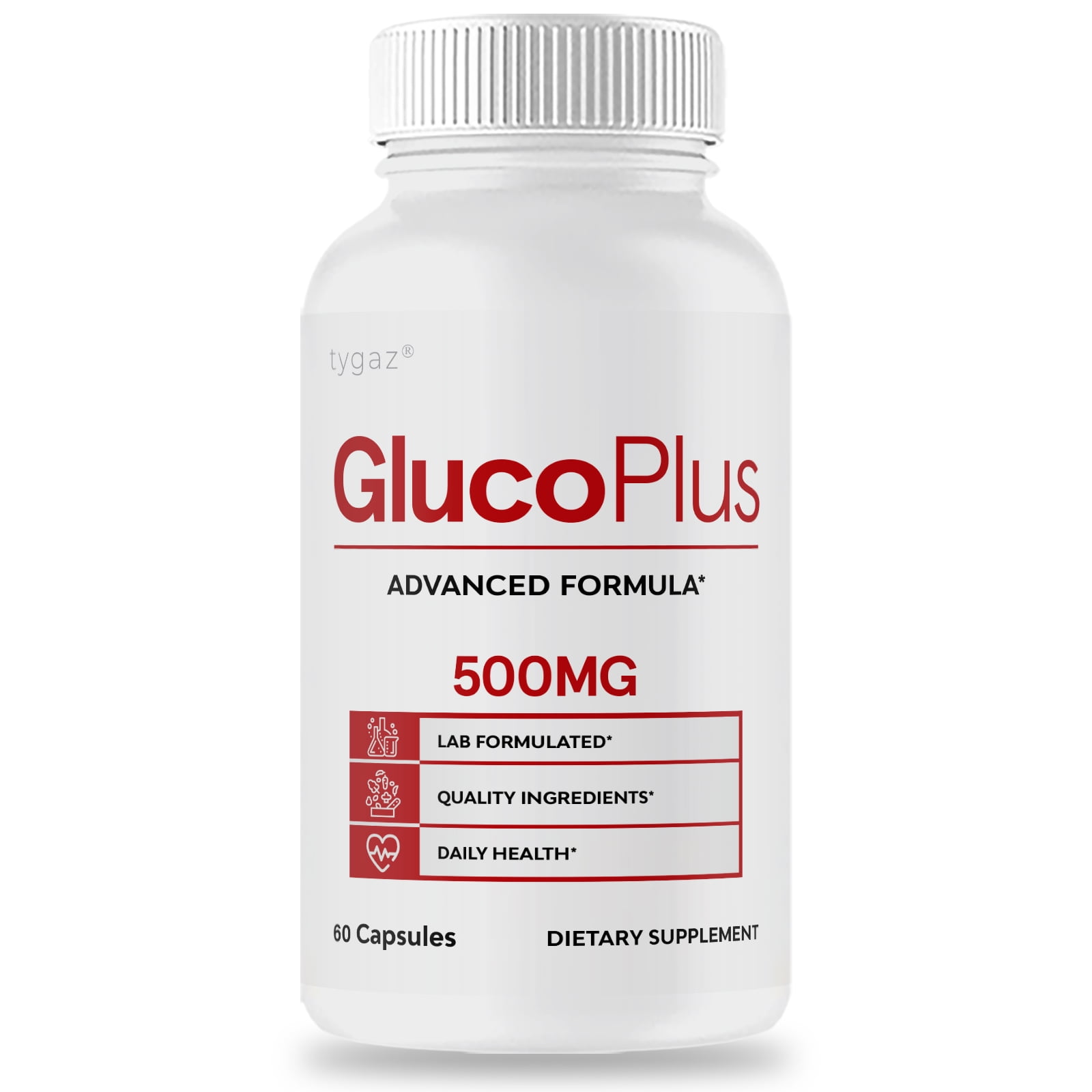 (Single) GlucoPlus - Gluco Plus Pill Supplement - Walmart.com