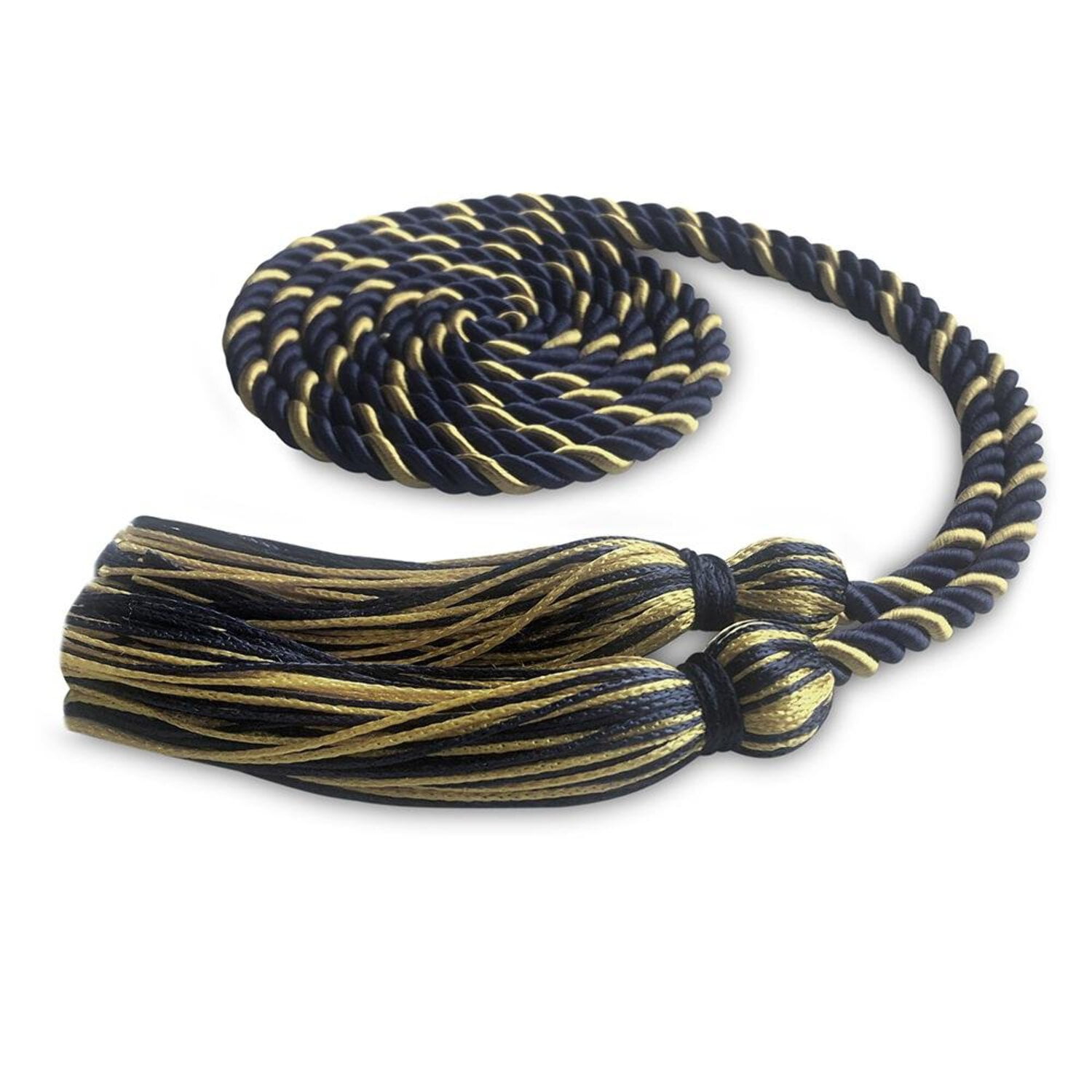Endea Graduation Single Graduation Honor Cord Navy Blue/Antique Gold ...