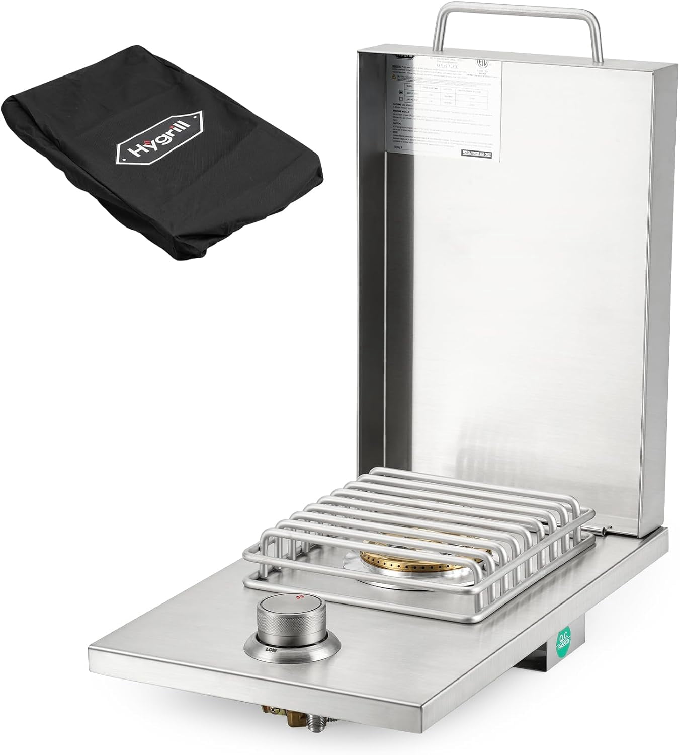 Single Grilling Side Burners for Outdoor Kitchen, 304 Stainless Steel ...