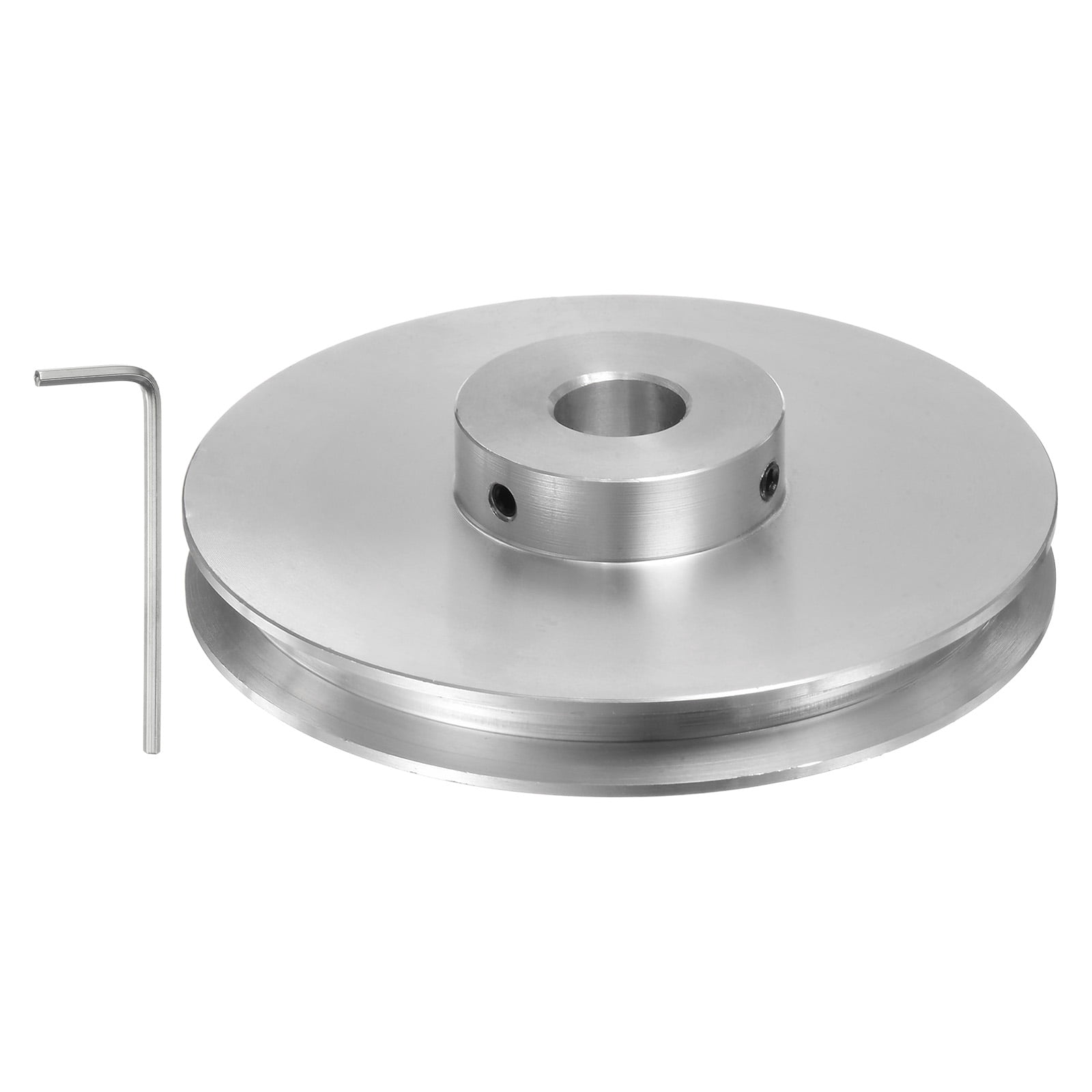 Single Groove Pulley 12mm Fixed Bore 80mm Outer Diameter Aluminum Alloy ...