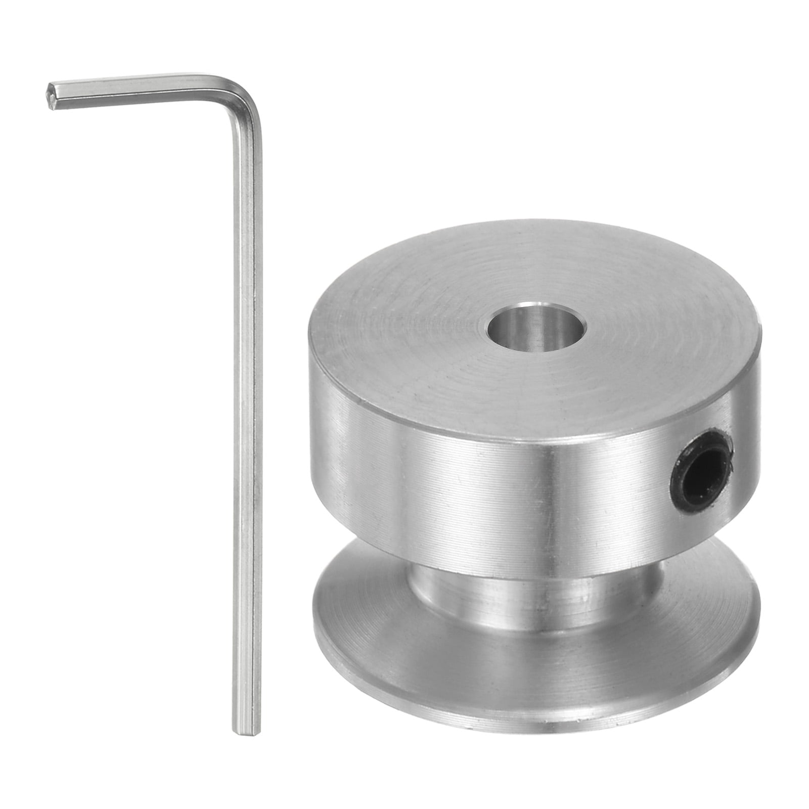 Single Groove Pulley 4mm Fixed Bore 20mm Outer Diameter Aluminum Alloy ...
