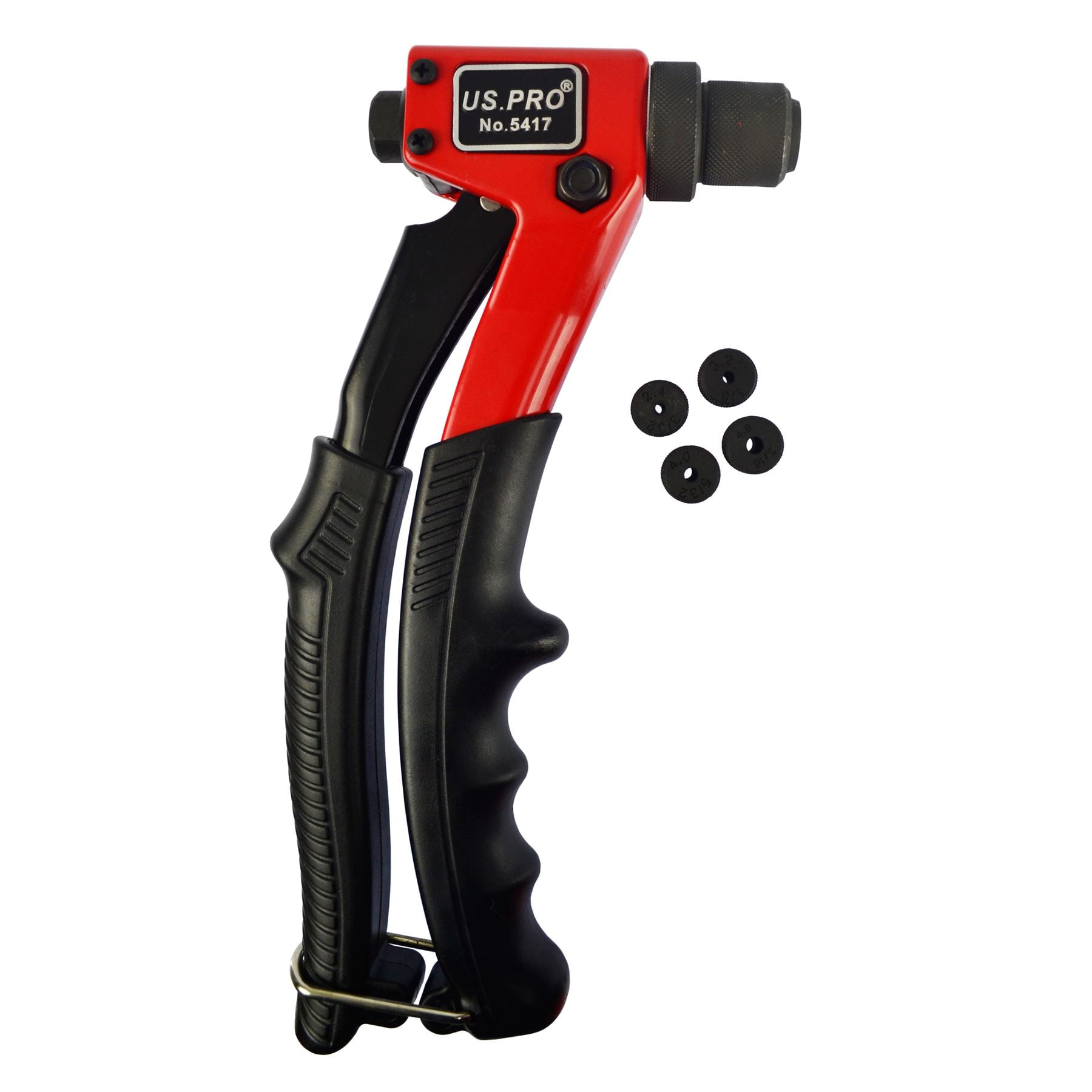 Single Hand Compact Pot Pop Riveter Rivet Riveting Tool 2.4mm - 4.8mm ...