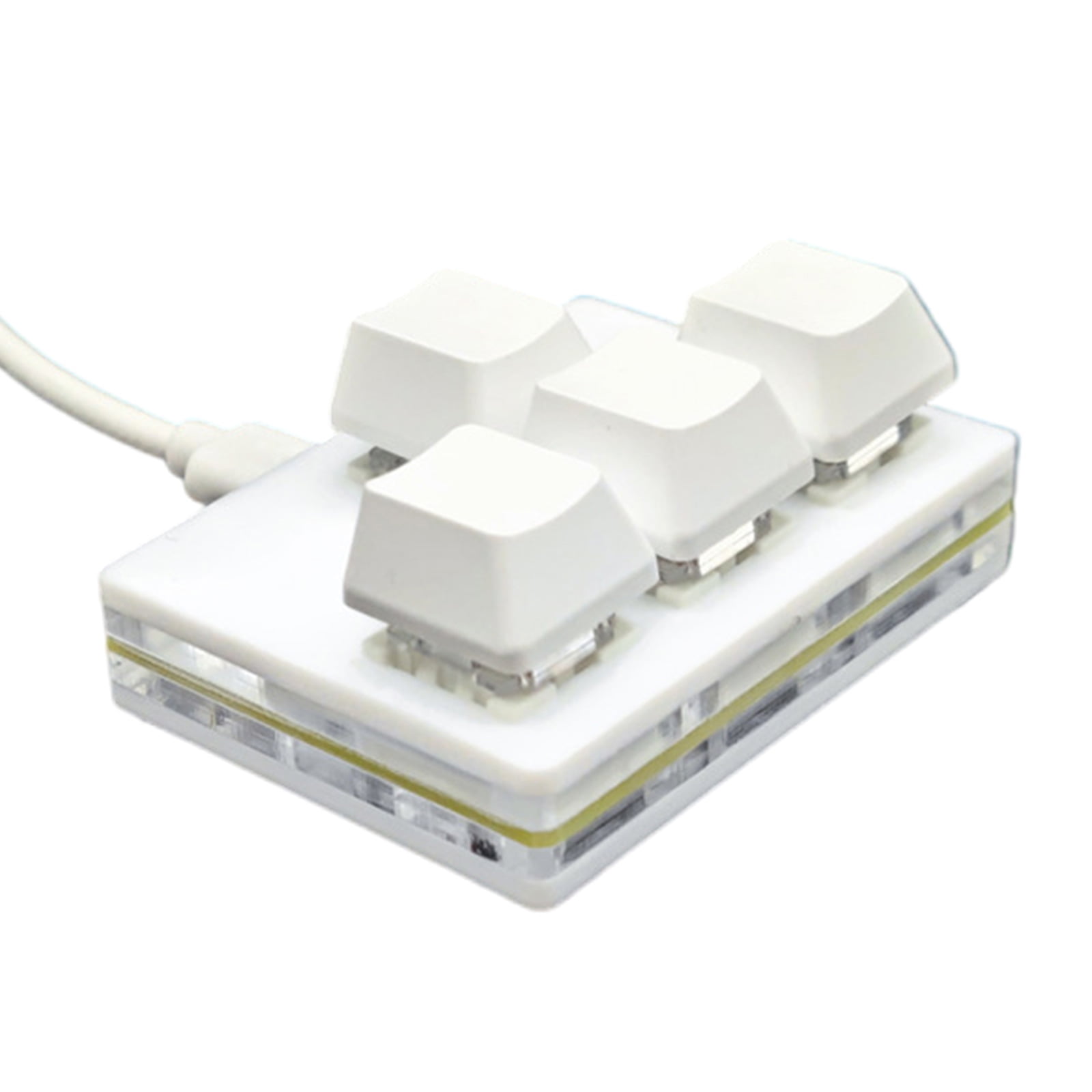 Single-Hand Mechanical Keyboard 4 Key Gaming Keyboard Fully ...